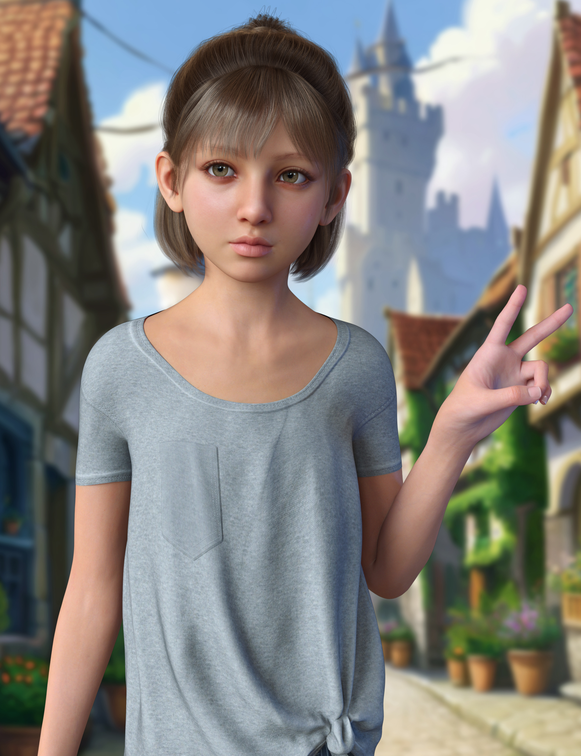 Vo Afra, And Young, Female HD for Genesis 9 Bundle | Daz 3D
