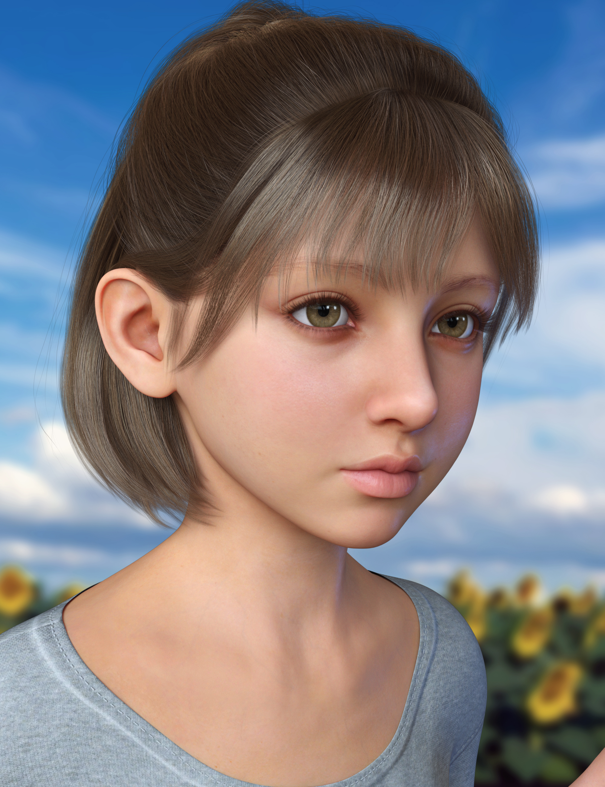 Vo Afra, And Young, Female HD for Genesis 9 Bundle | Daz 3D