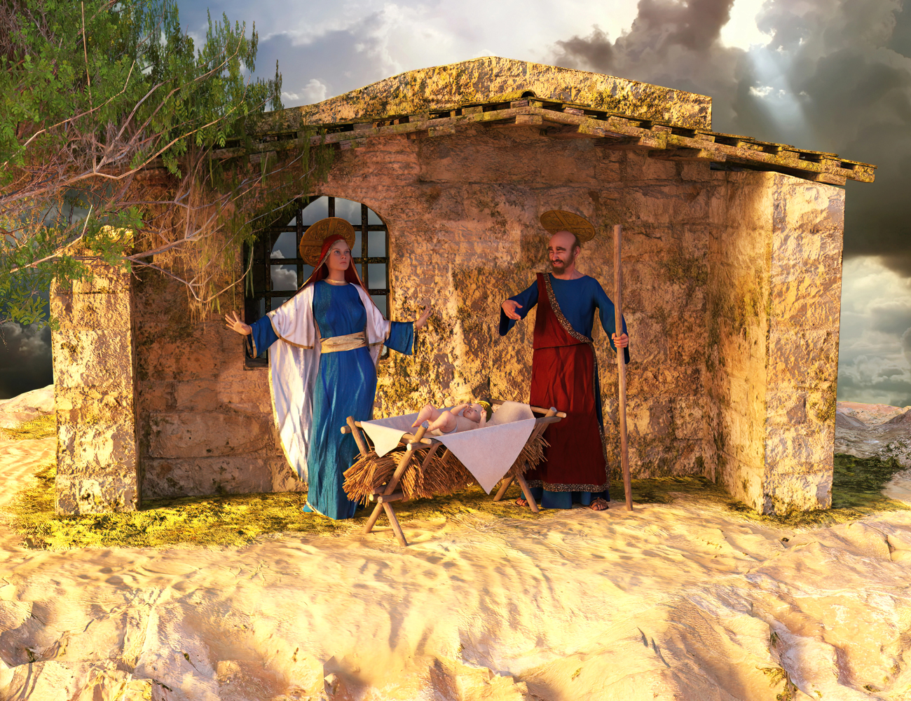 Holy Family Bundle | Daz 3D