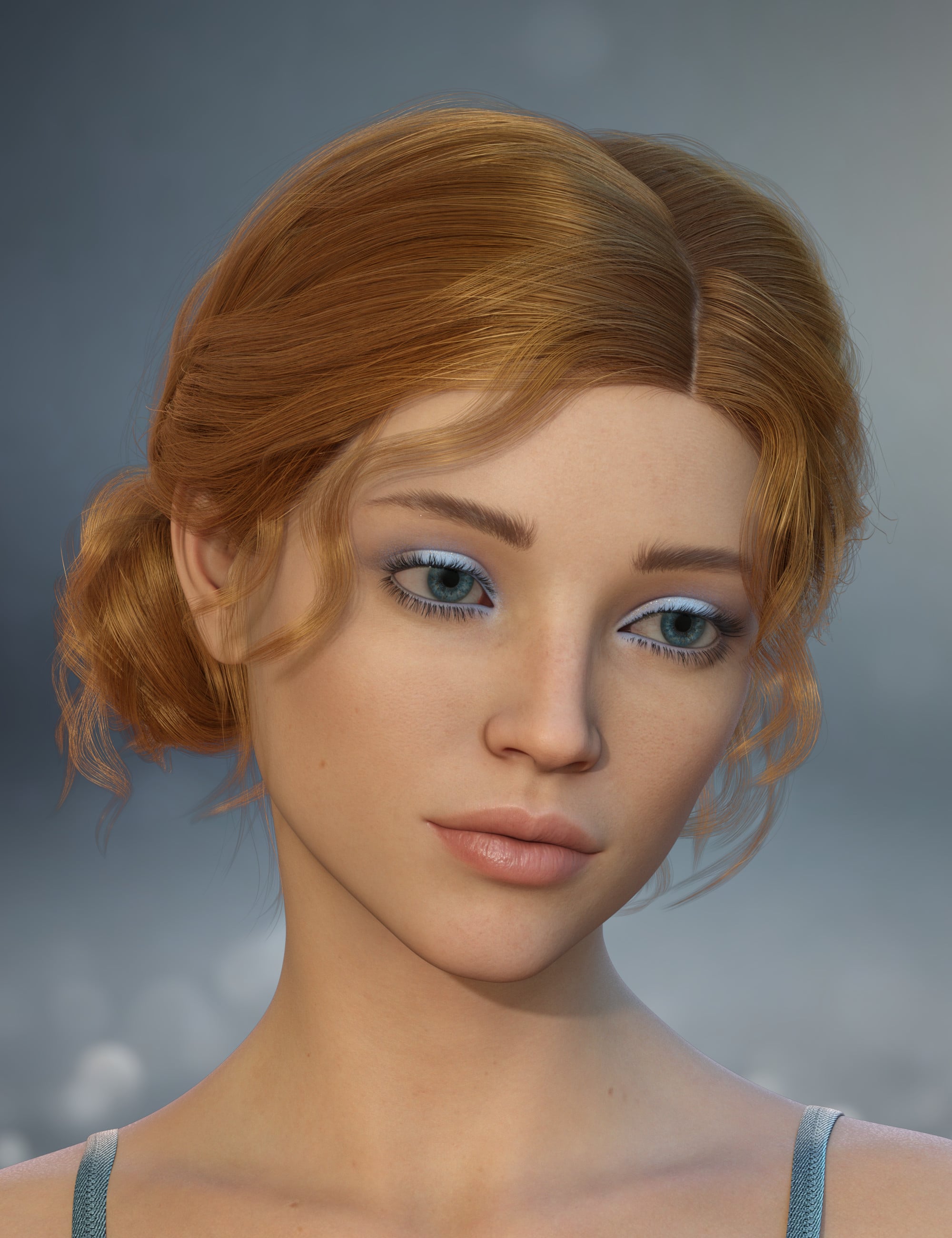 ALO Anitta Hair for Genesis 9, 8 and 8.1 Females | Daz 3D