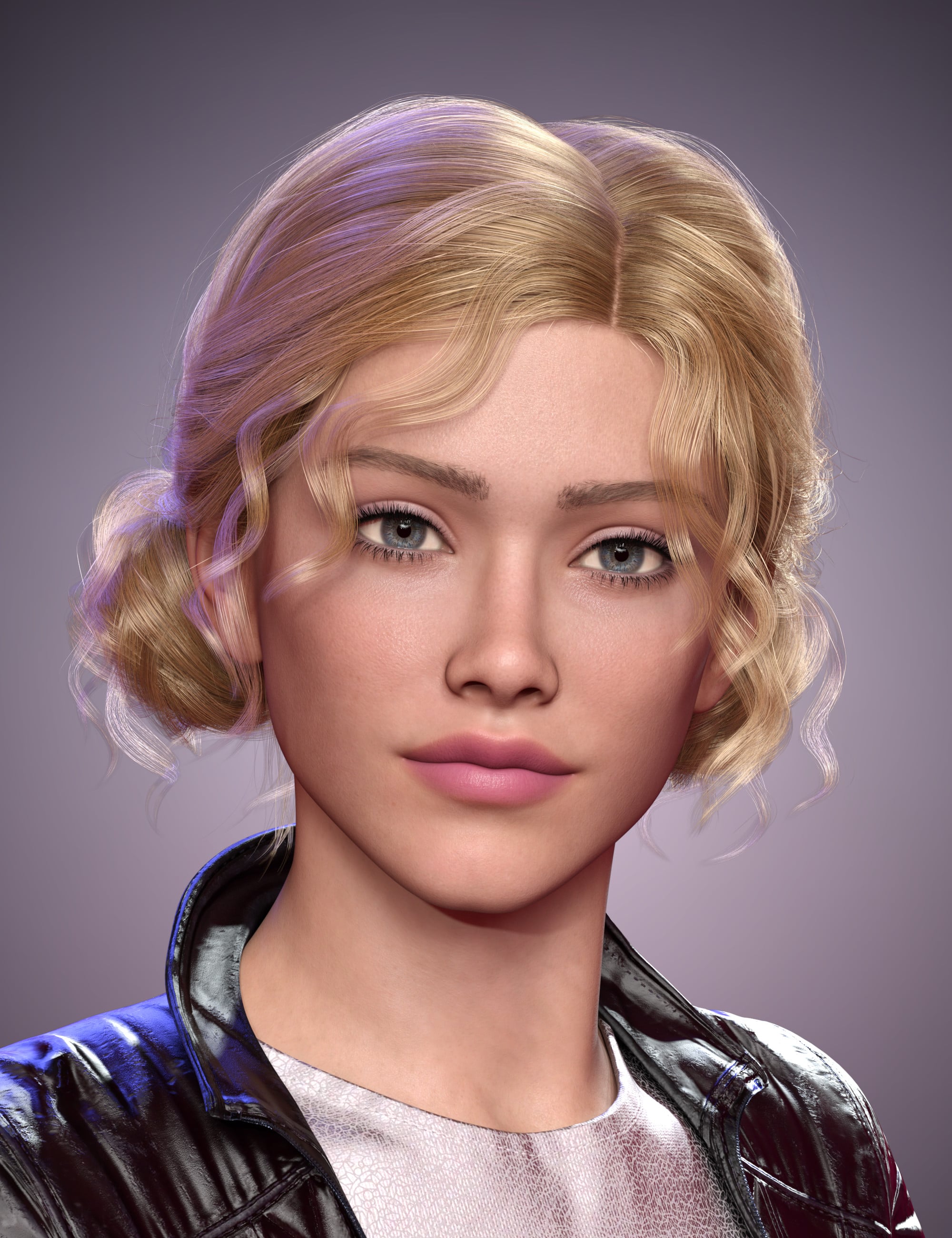 ALO Anitta Hair for Genesis 9, 8 and 8.1 Females | Daz 3D