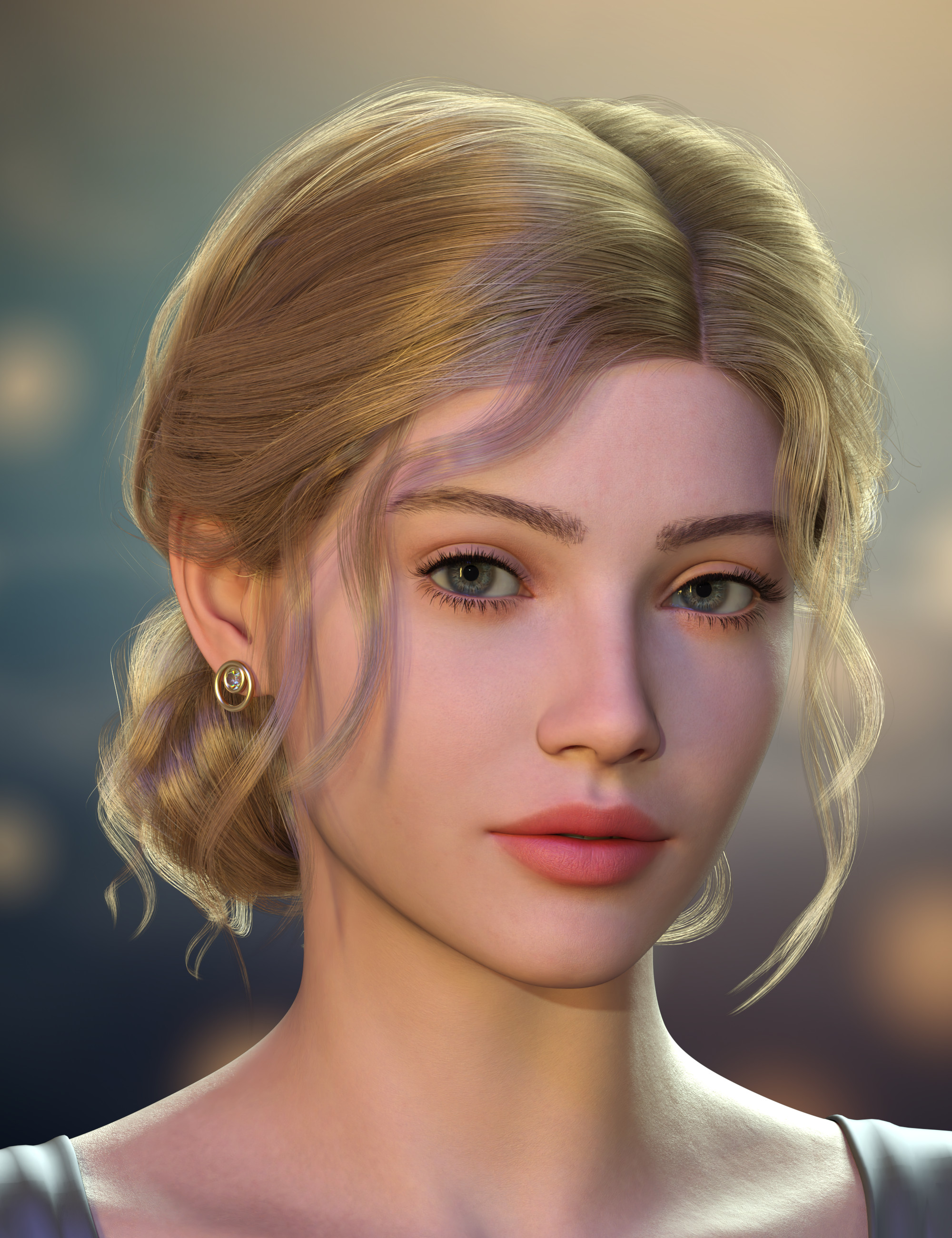 ALO Anitta Hair for Genesis 9, 8 and 8.1 Females | Daz 3D