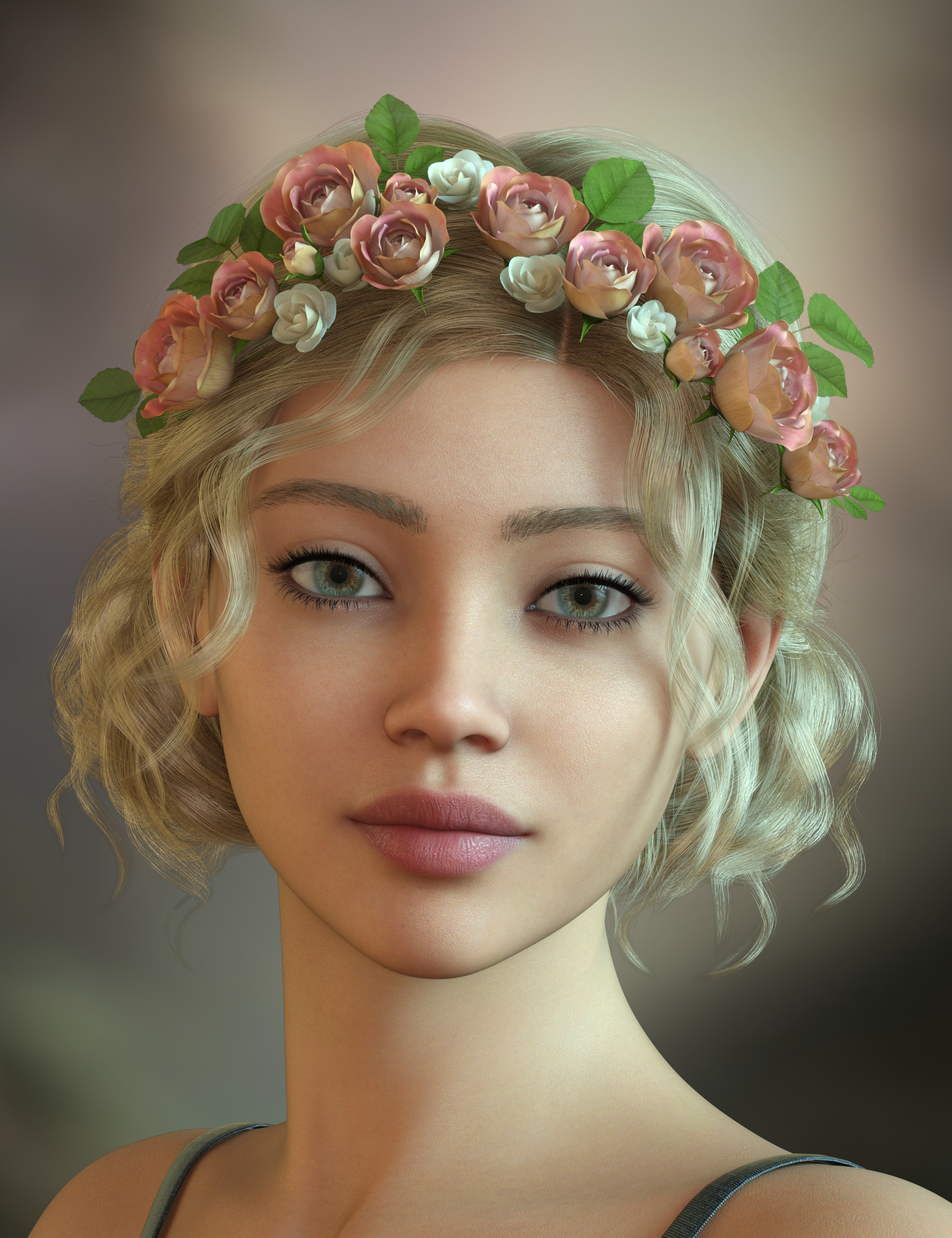 ALO Anitta Hair for Genesis 9, 8 and 8.1 Females | Daz 3D
