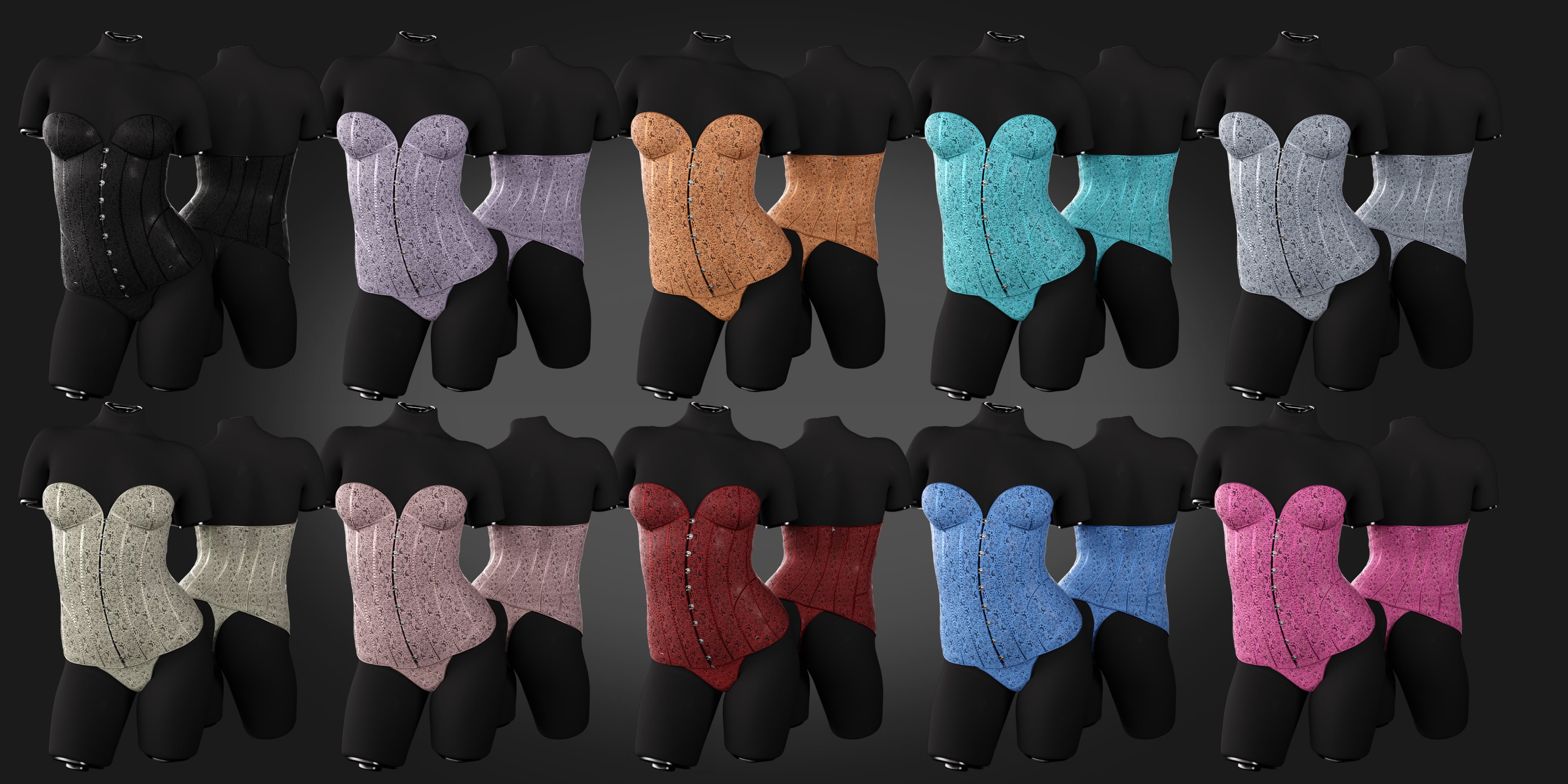 CB After Dark 02 Silk and Lace Texture Expansion | Daz 3D