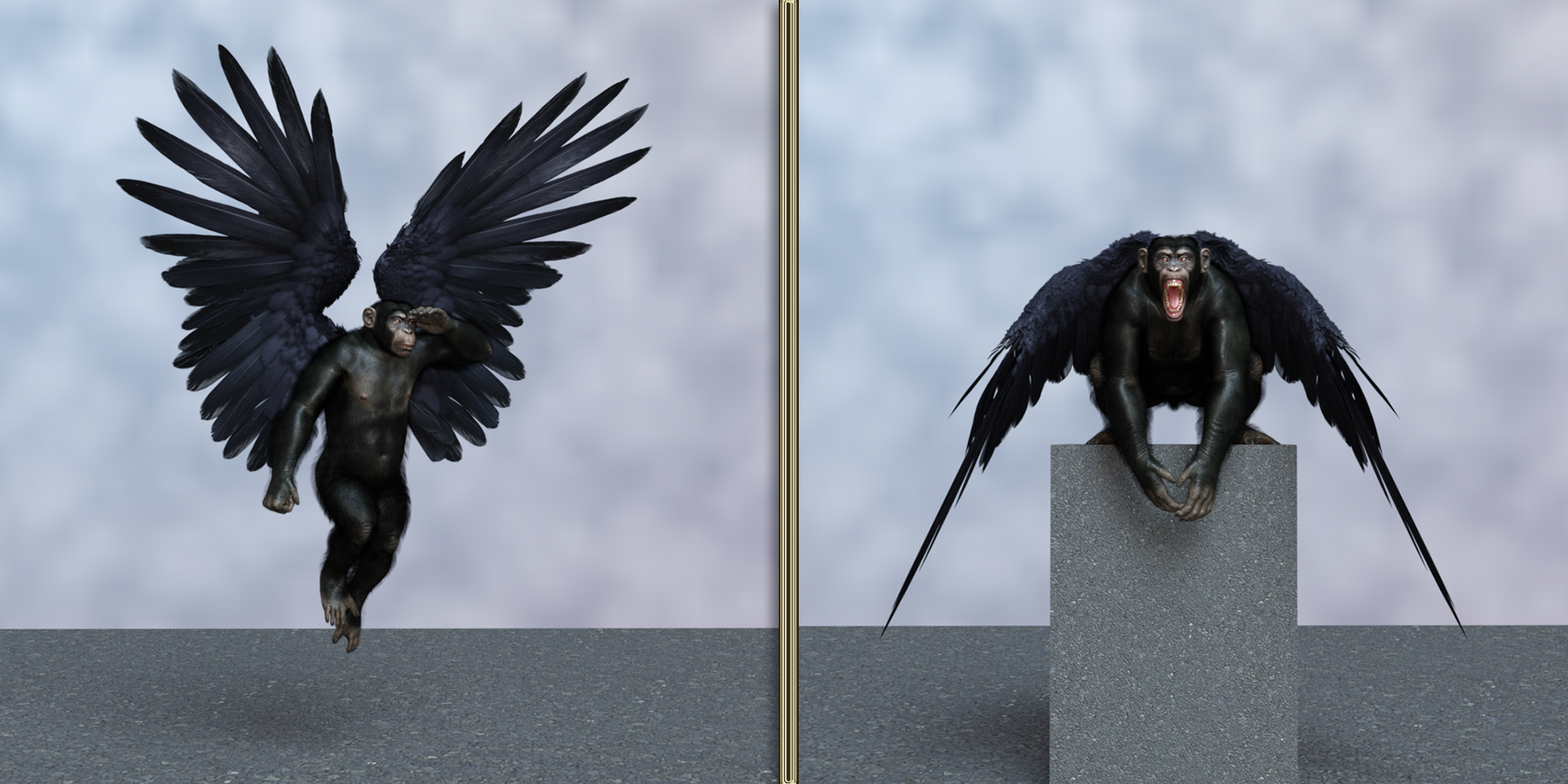 Monkeys Galore Hierarchical Poses for Anthropomorphs Chimpanzee and ...