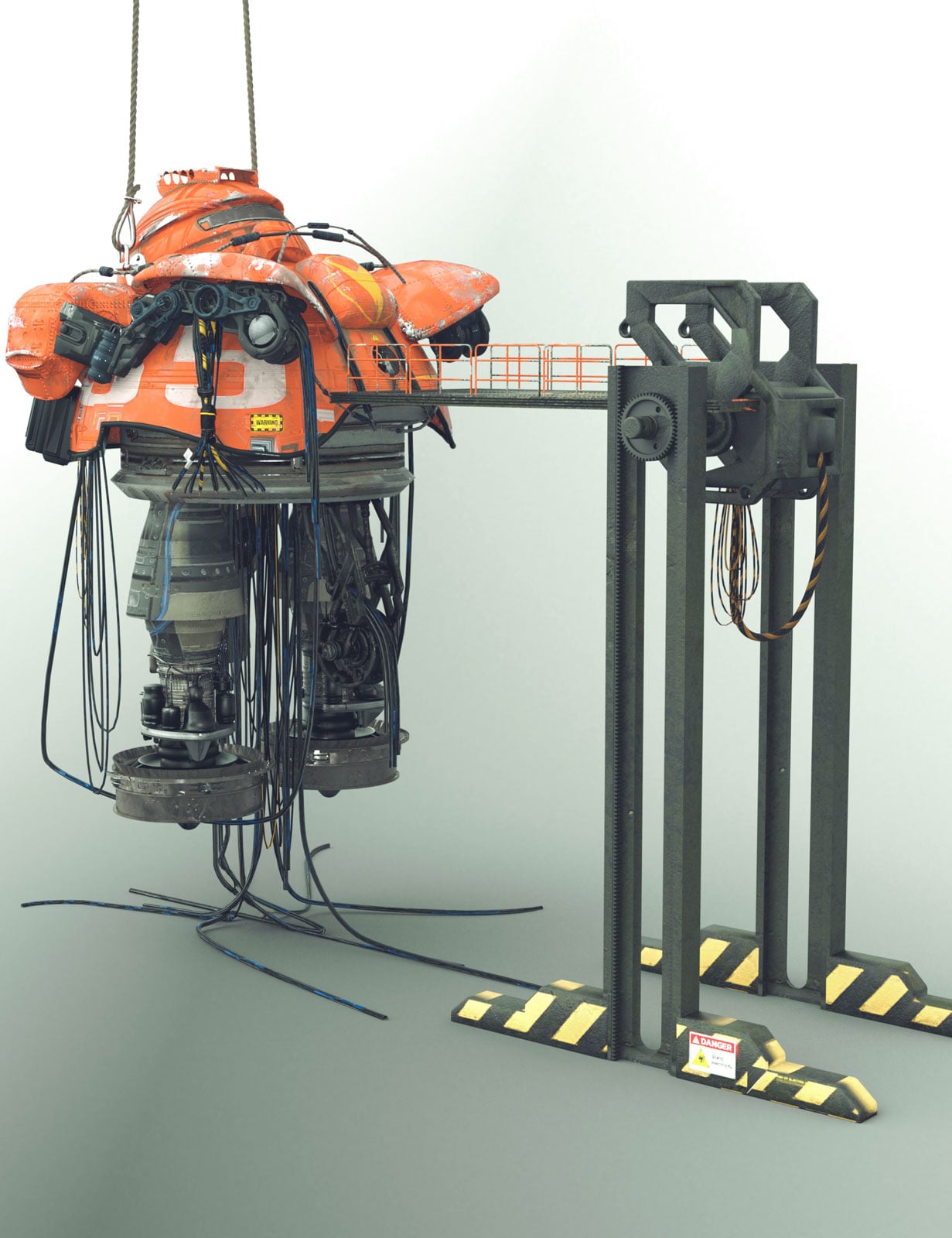 dForce Mechanic Outfit and Props | Daz 3D