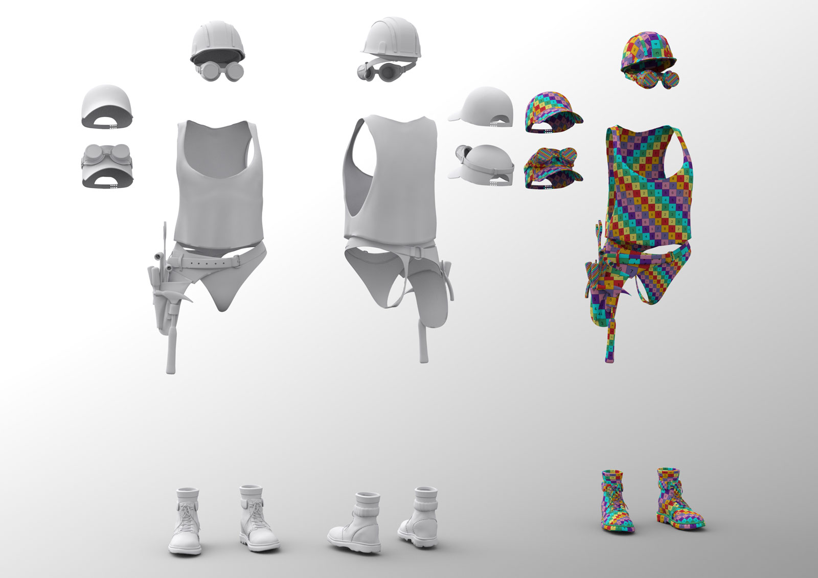 dForce Mechanic Outfit and Props | Daz 3D