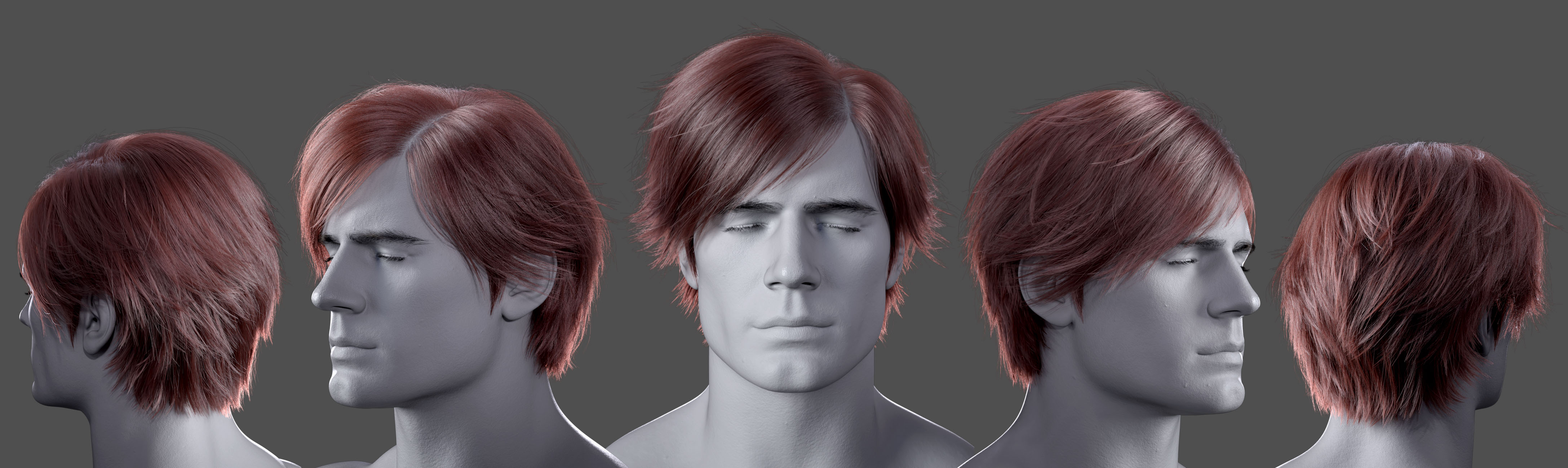 dForce AK Brilliant Hair for Genesis 9 | Daz 3D
