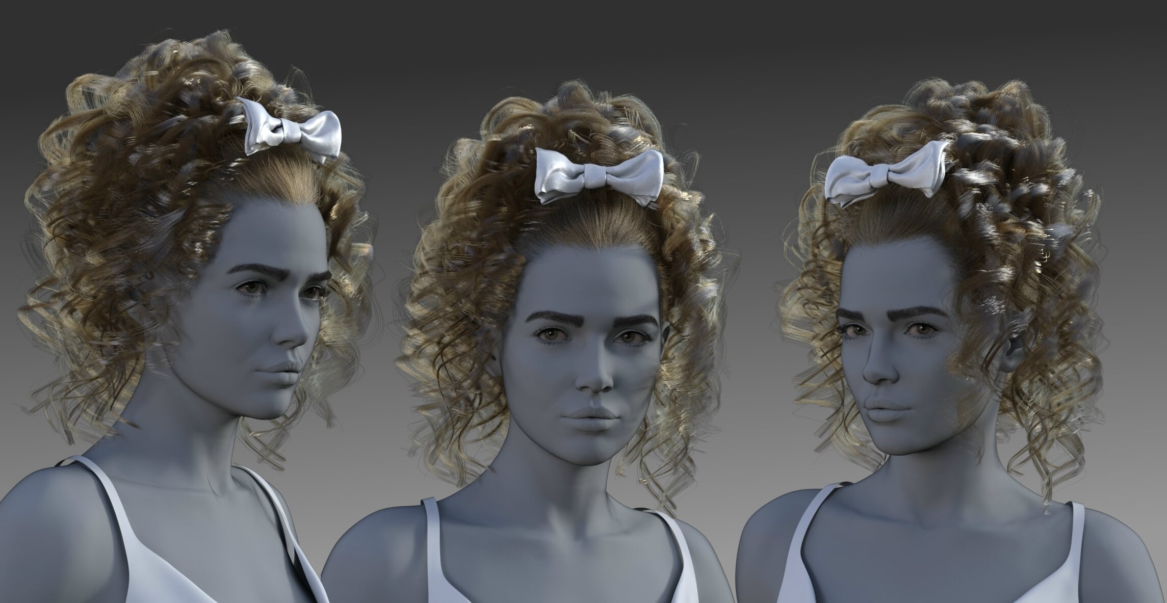 dForce Anna Feminine Top Curls For Genesis 9 | Daz 3D