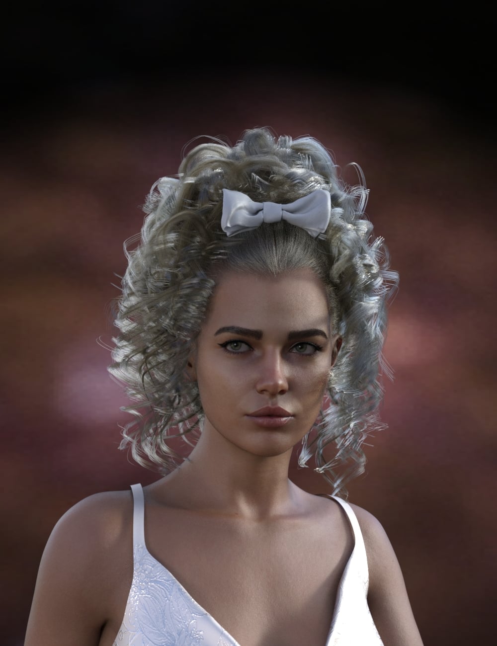 dForce Anna Feminine Top Curls For Genesis 9 | Daz 3D