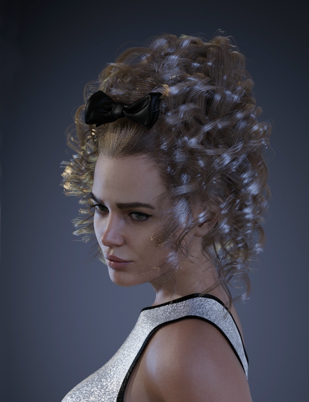 dForce Anna Feminine Top Curls For Genesis 9 | Daz 3D