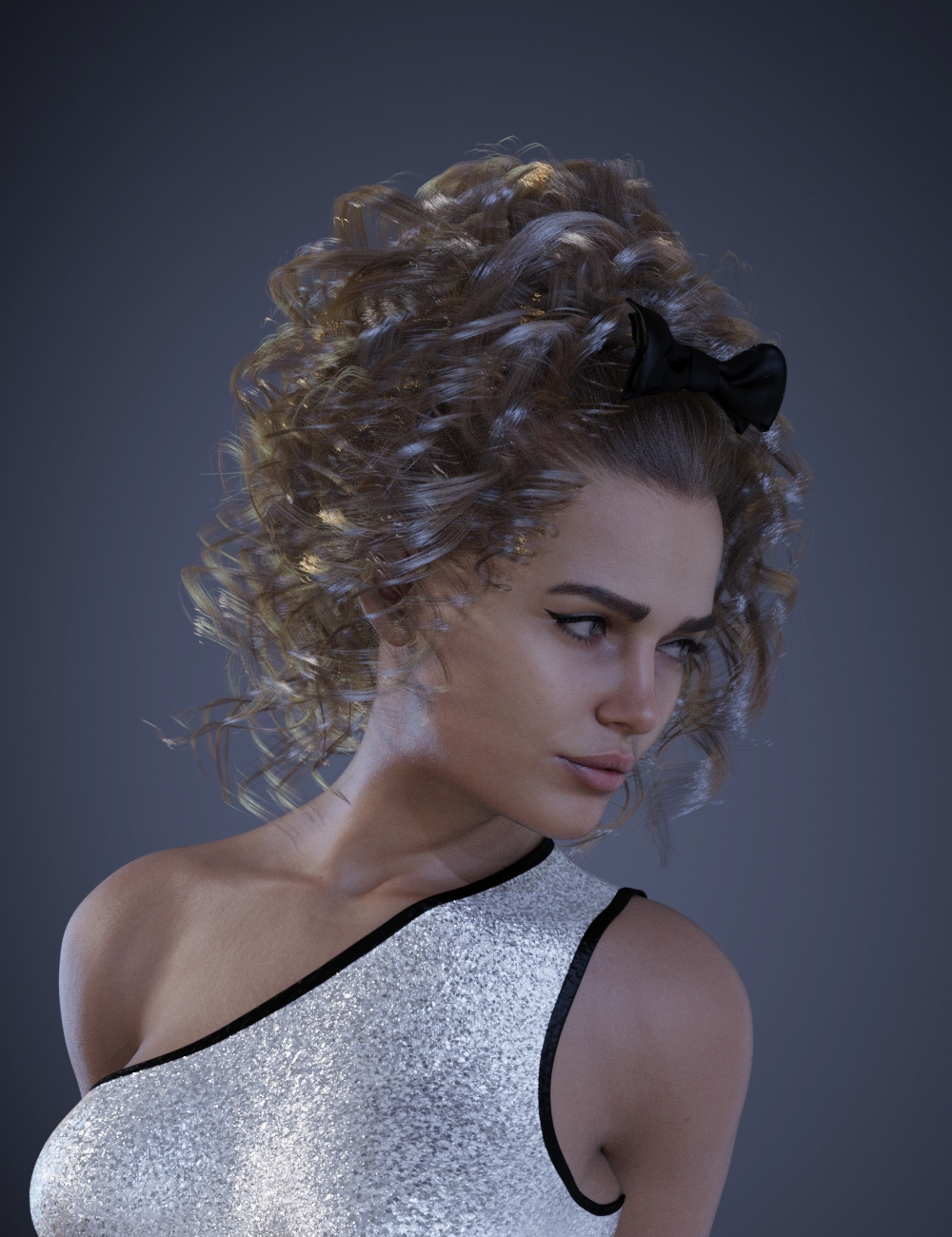 dForce Anna Feminine Top Curls For Genesis 9 | Daz 3D
