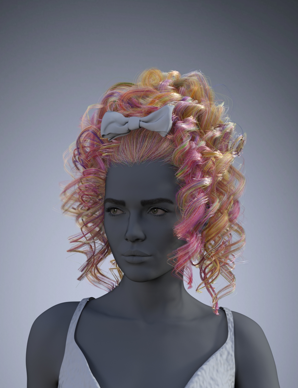 dForce Anna Feminine Top Curls For Genesis 9 | Daz 3D