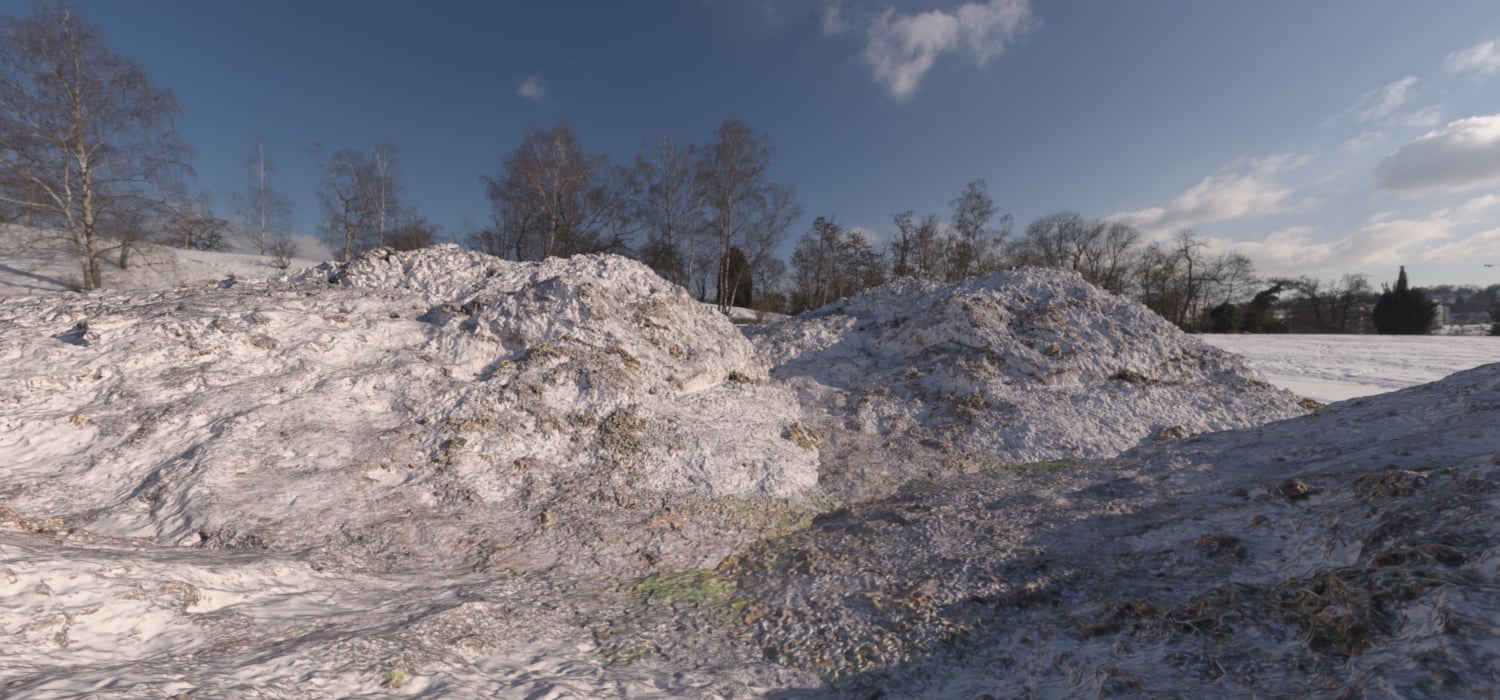 Icy Rock Vignette | Daz 3D