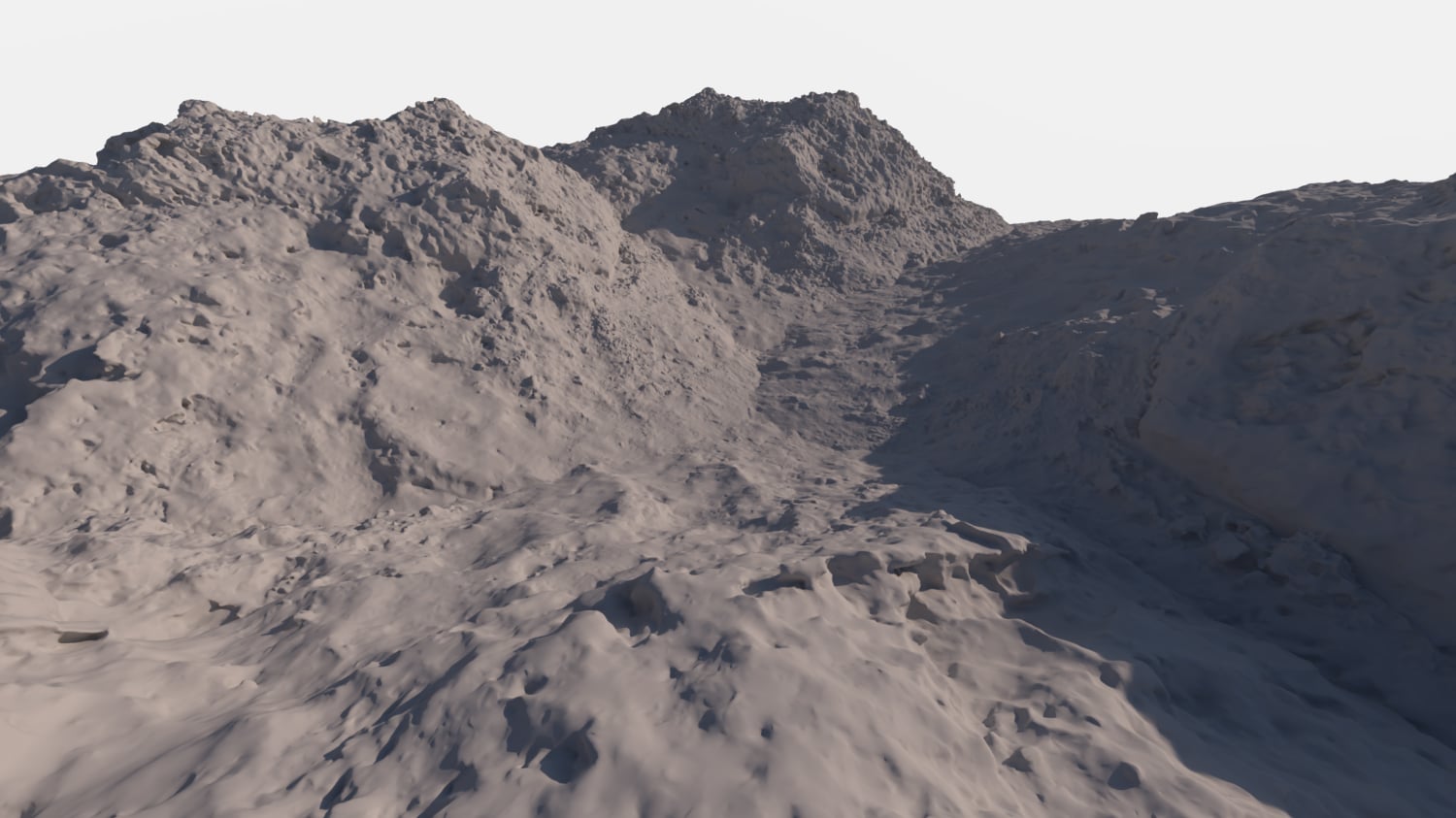 Icy Rock Vignette | Daz 3D