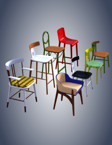 Chair Collection 1 | Daz 3D
