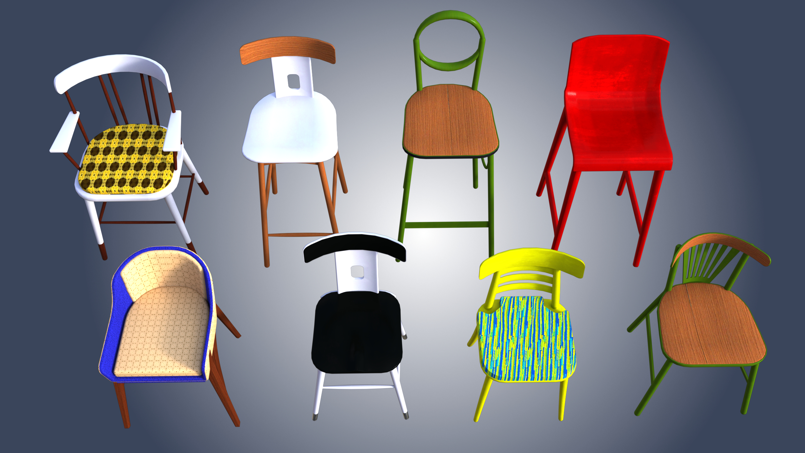 Chair Collection 1 | Daz 3D