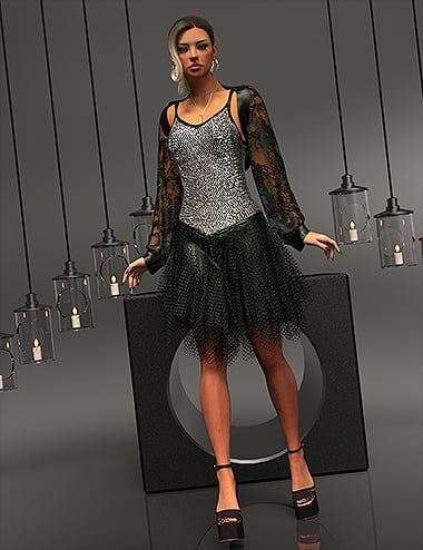 VERSUS - dForce Dark Dance Texture Add-On | Daz 3D