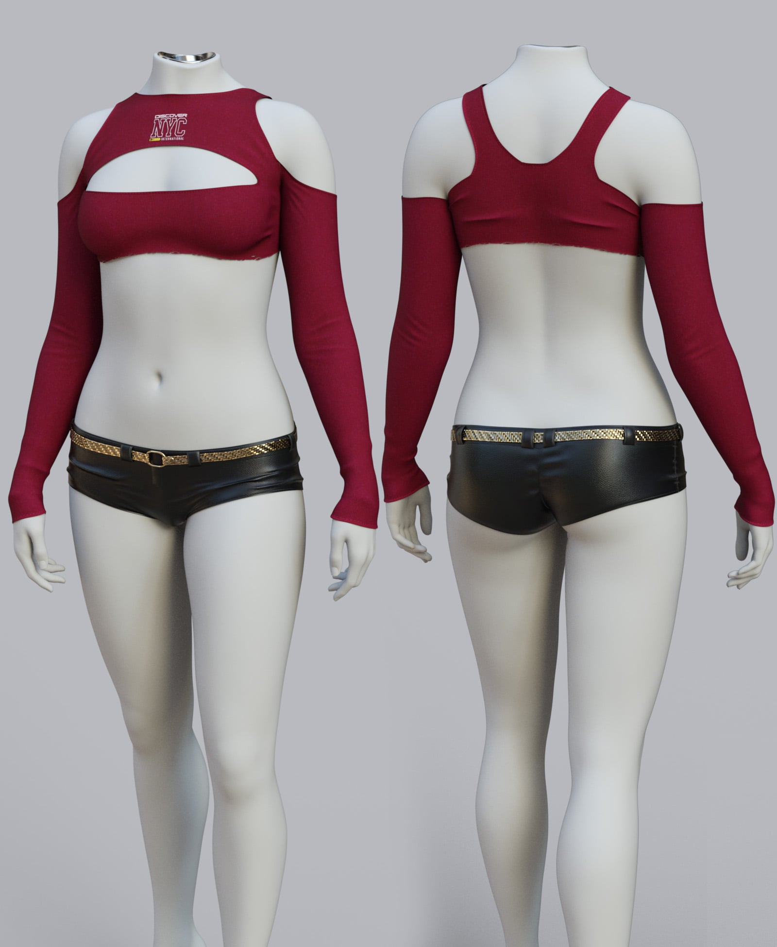 Ultra Mini Outfit for Genesis 9 | Daz 3D