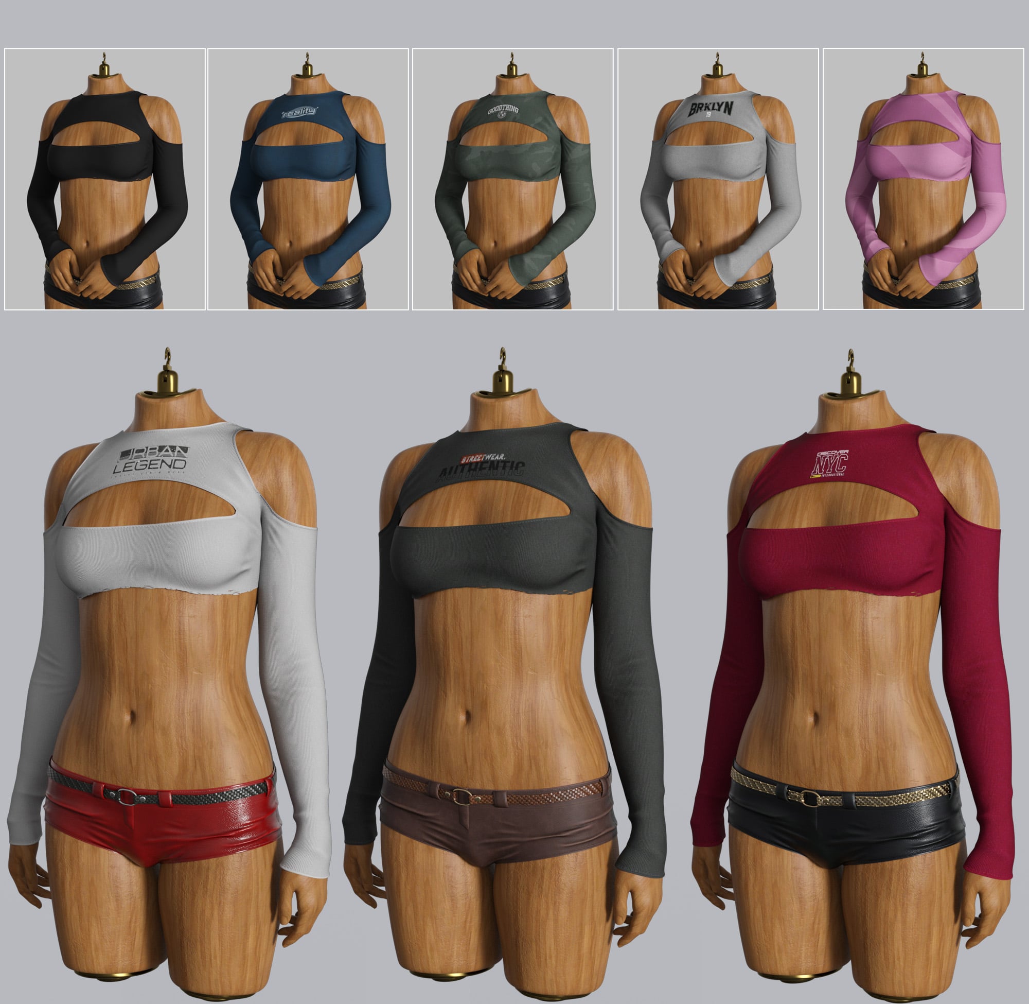 Ultra Mini Outfit for Genesis 9 | Daz 3D