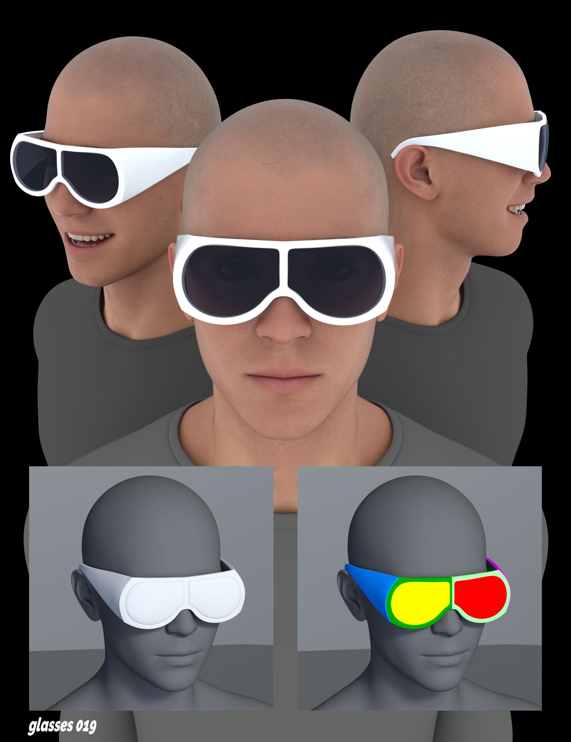 Glasses v002 MMKBProps | Daz 3D