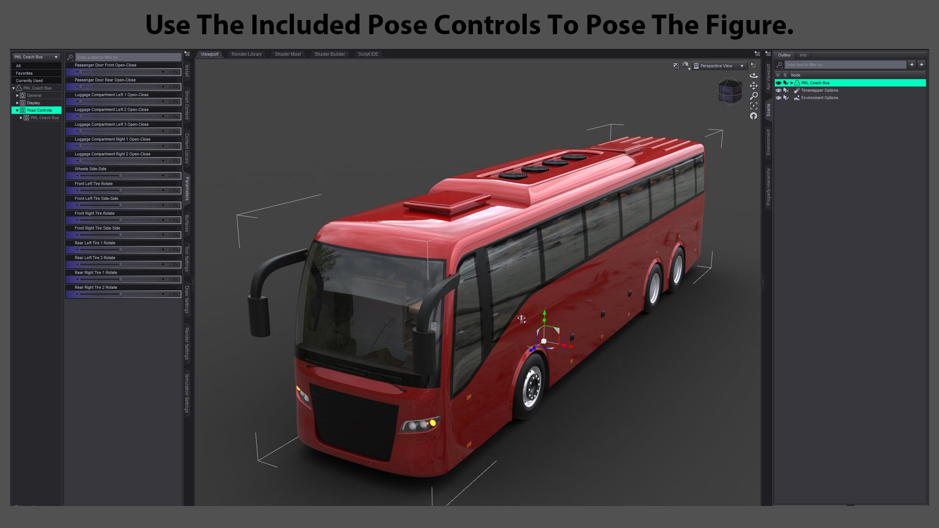 PML Coach Bus | Daz 3D