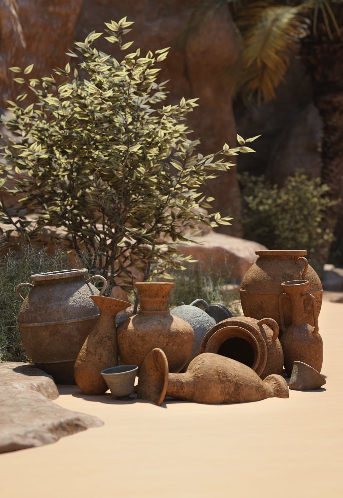 Old Pots | Daz 3D