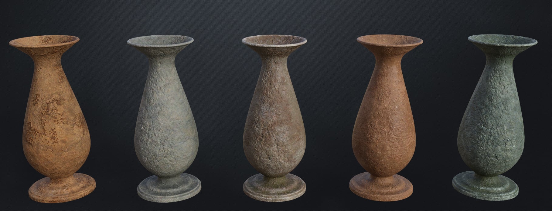 Old Pots | Daz 3D
