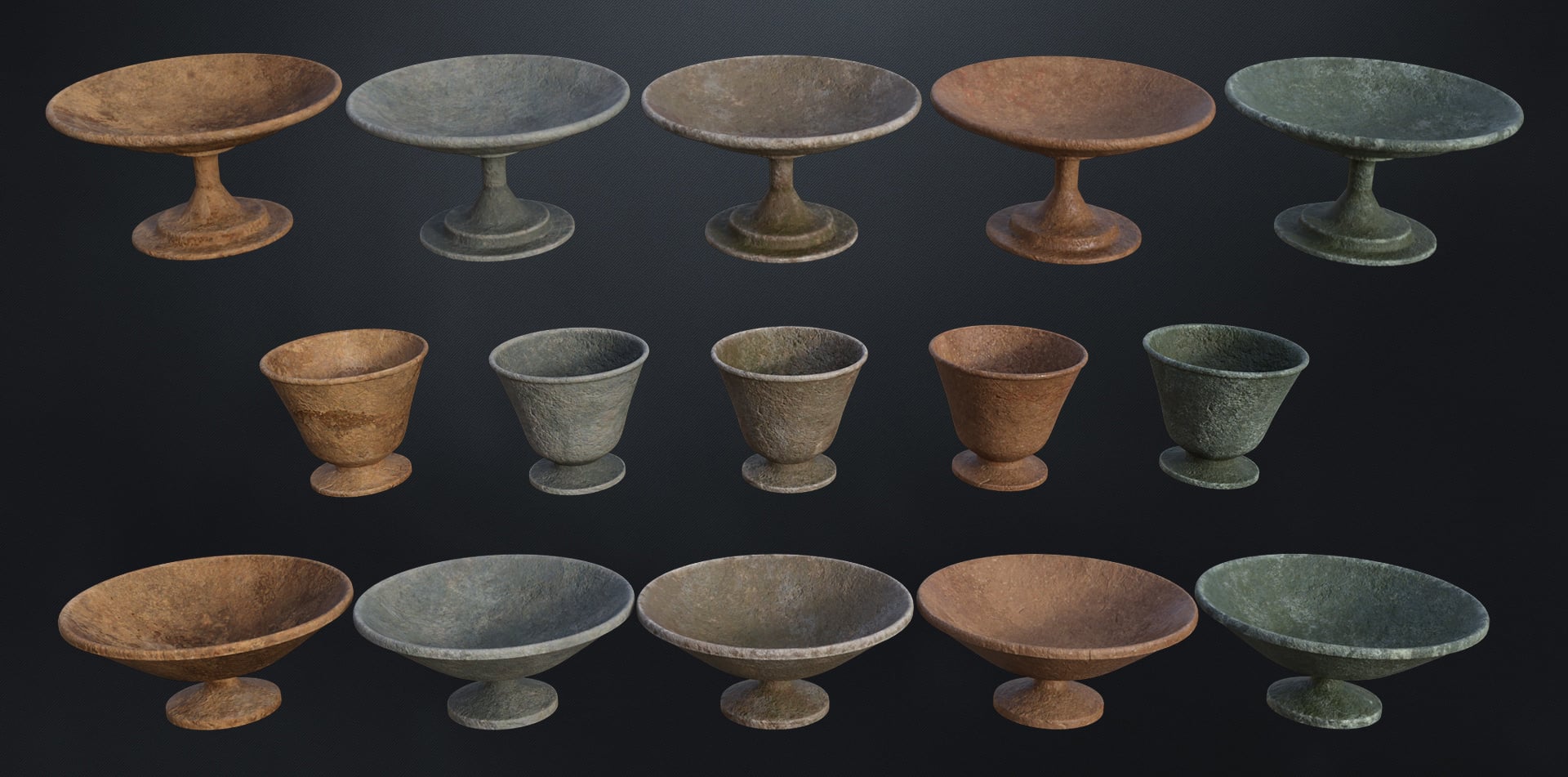 Old Pots | Daz 3D