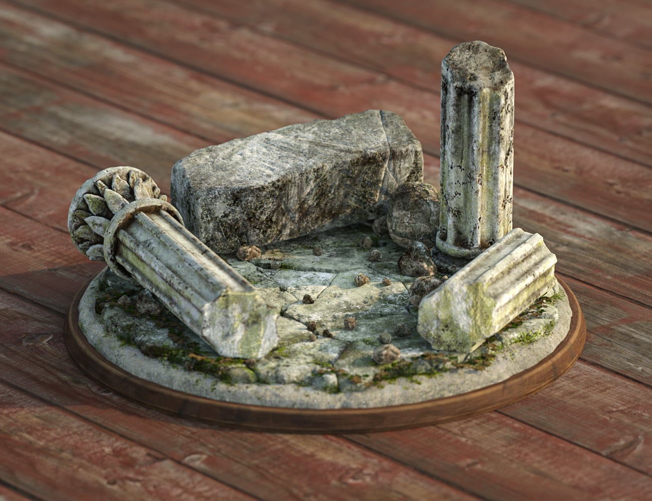 OR3D Scenery - Fantasy Ruins 03 - Hellenic Ruins | Daz 3D