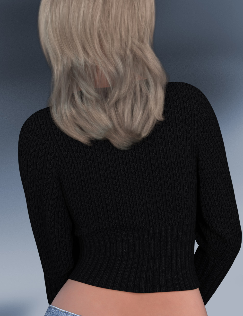 dforce Winter Sweater Genesis 9 | Daz 3D