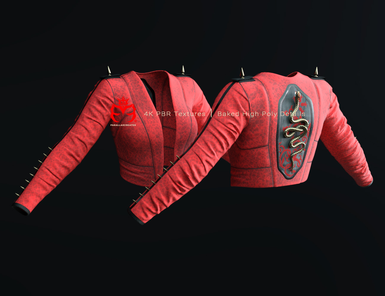 dForce Snake Jacket for Genesis 9 | Daz 3D