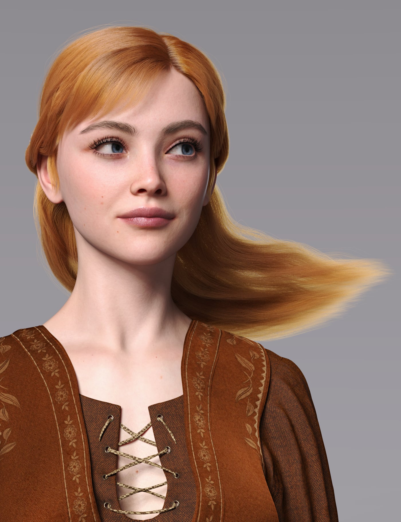 dForce Rina Hair for Genesis 9 | Daz 3D