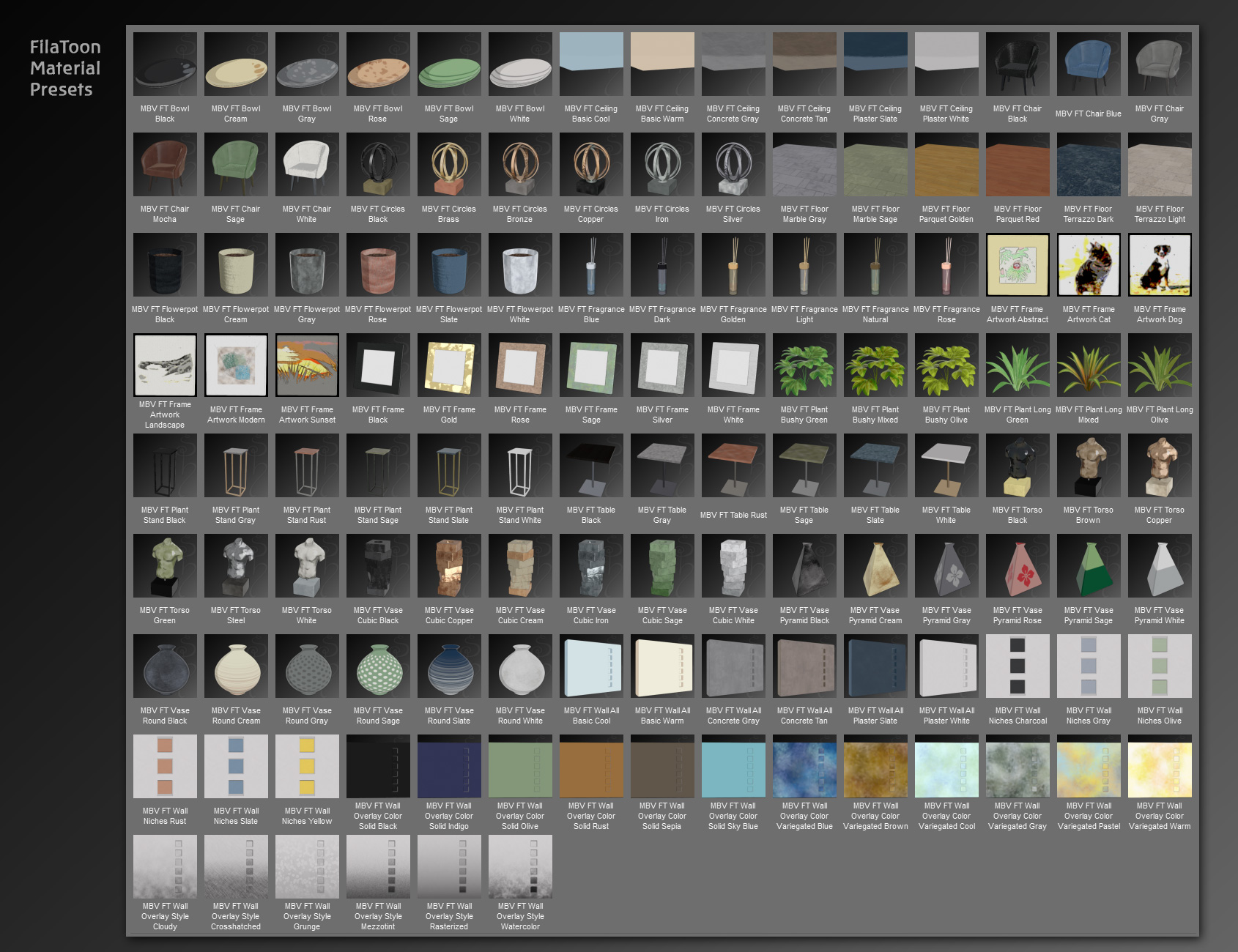 Modern Background Vignette - Iray and FilaToon | Daz 3D