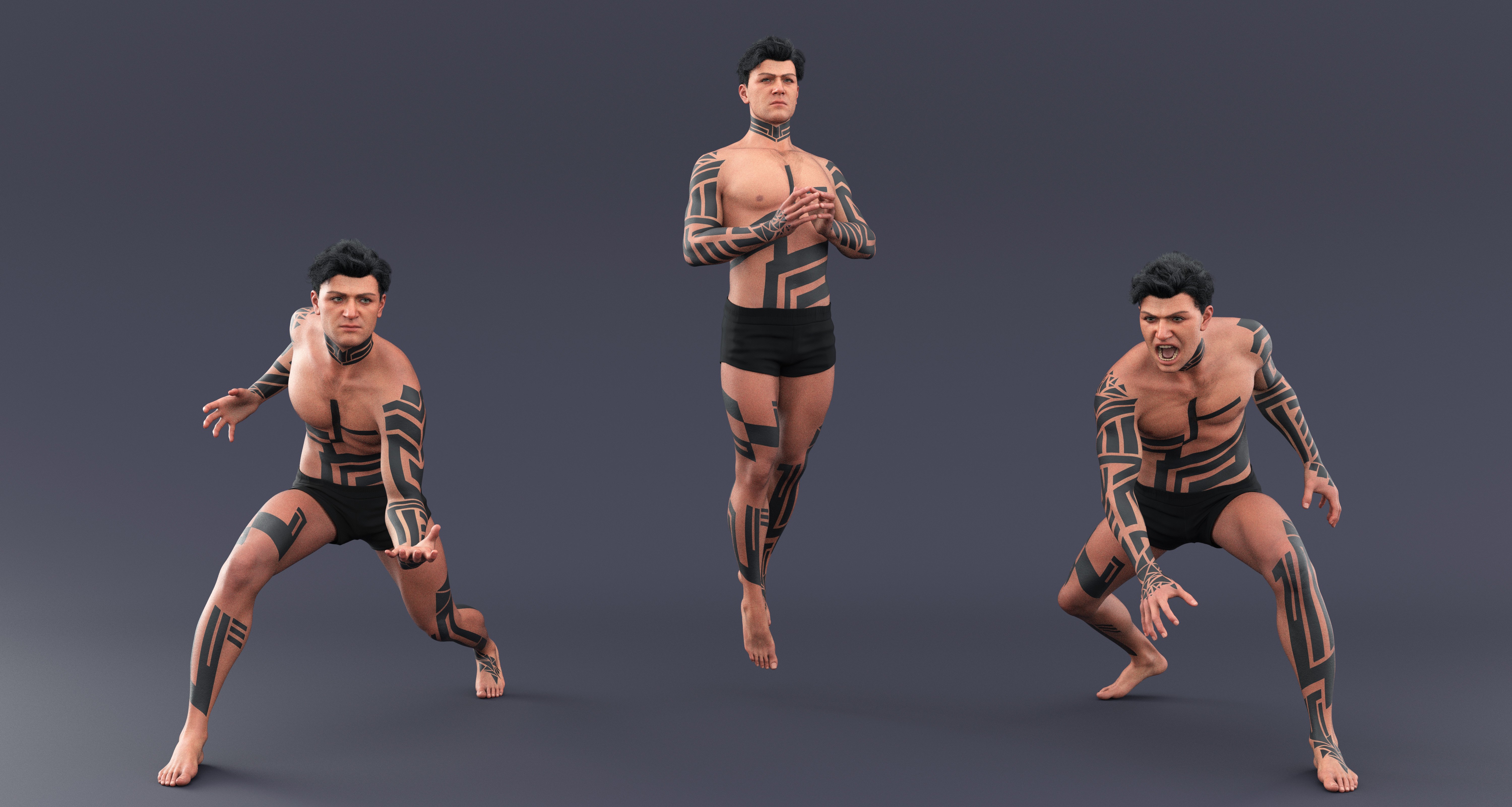 Legacy Of The Evil Poses for Genesis 9 and 8 Male | Daz 3D