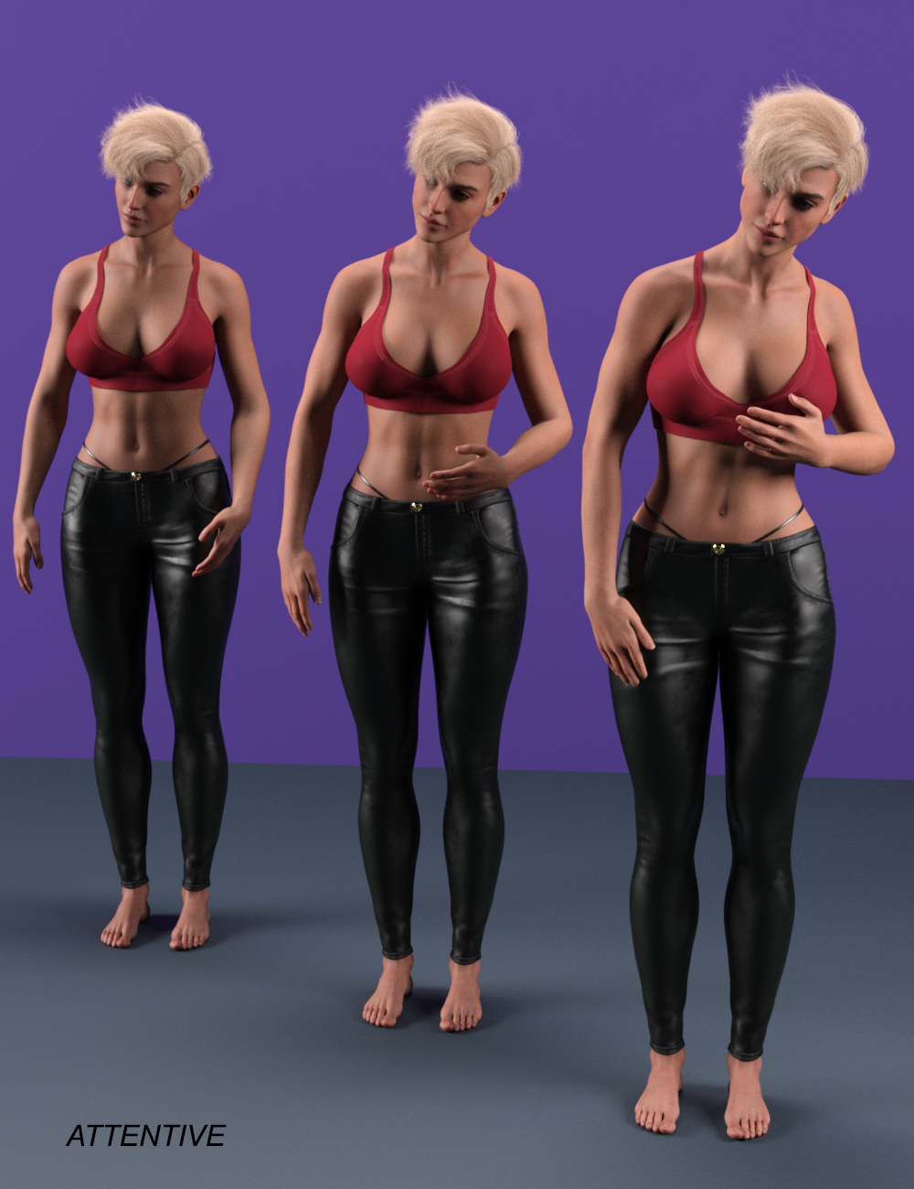 Idle Poses Standing Animations for Genesis 9 | Daz 3D