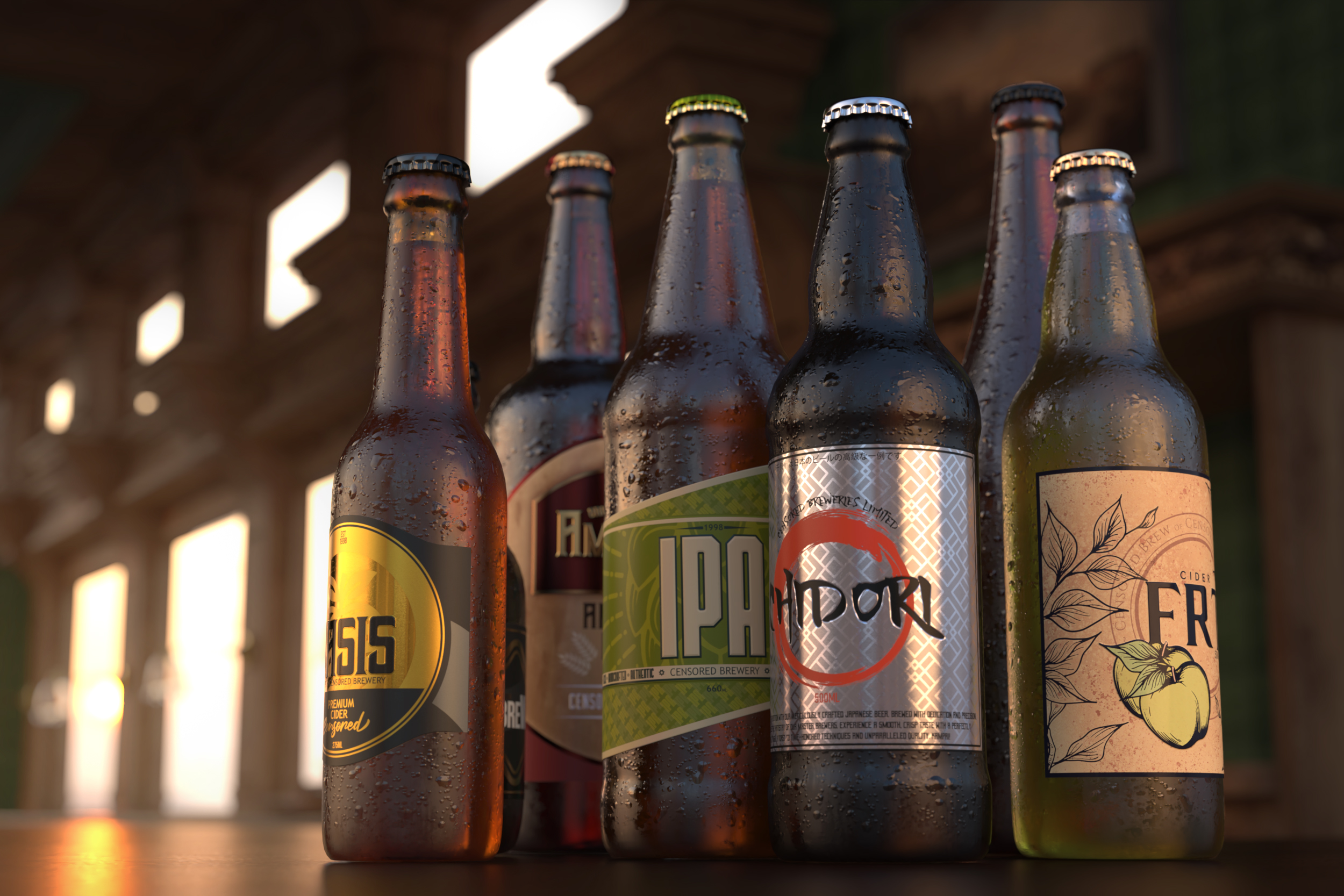 The Censored Cellar: Beverage Props and Shaders | Daz 3D