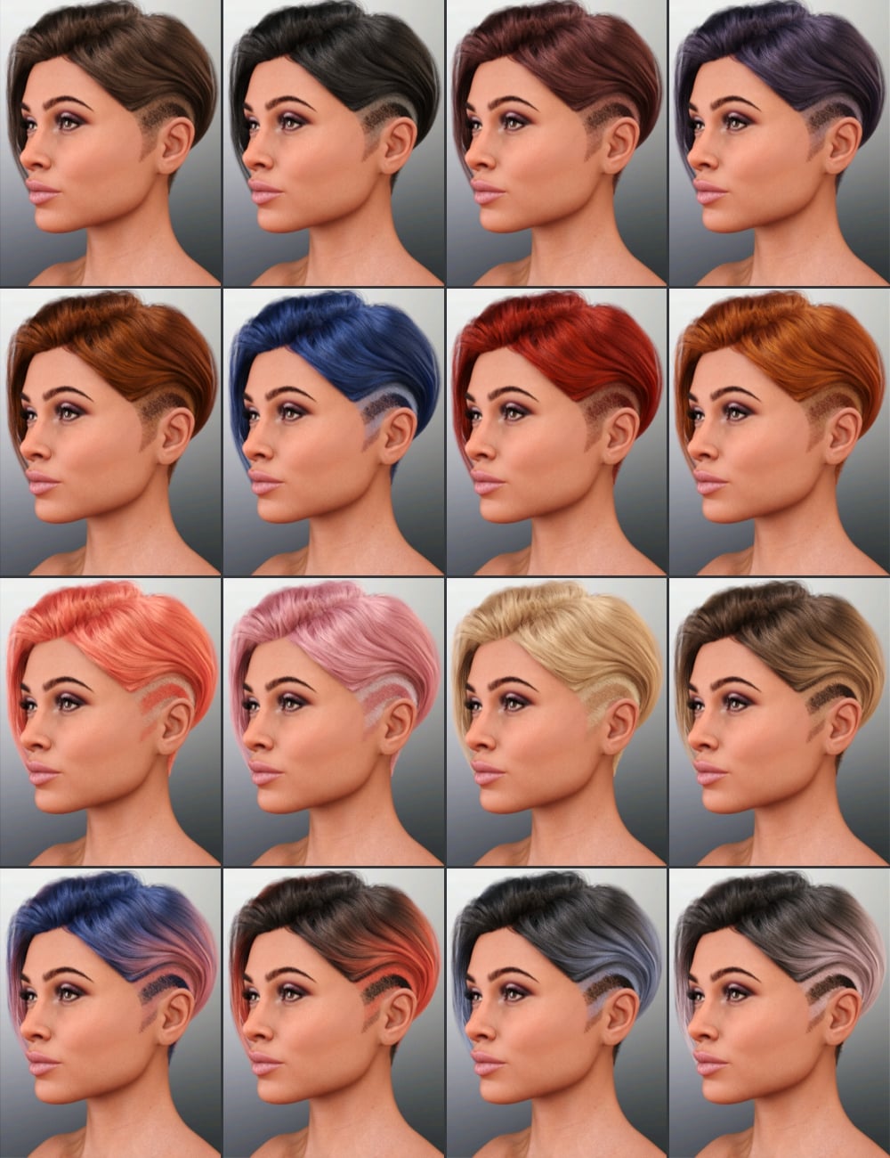 Rebel Hair for Genesis 9 | Daz 3D