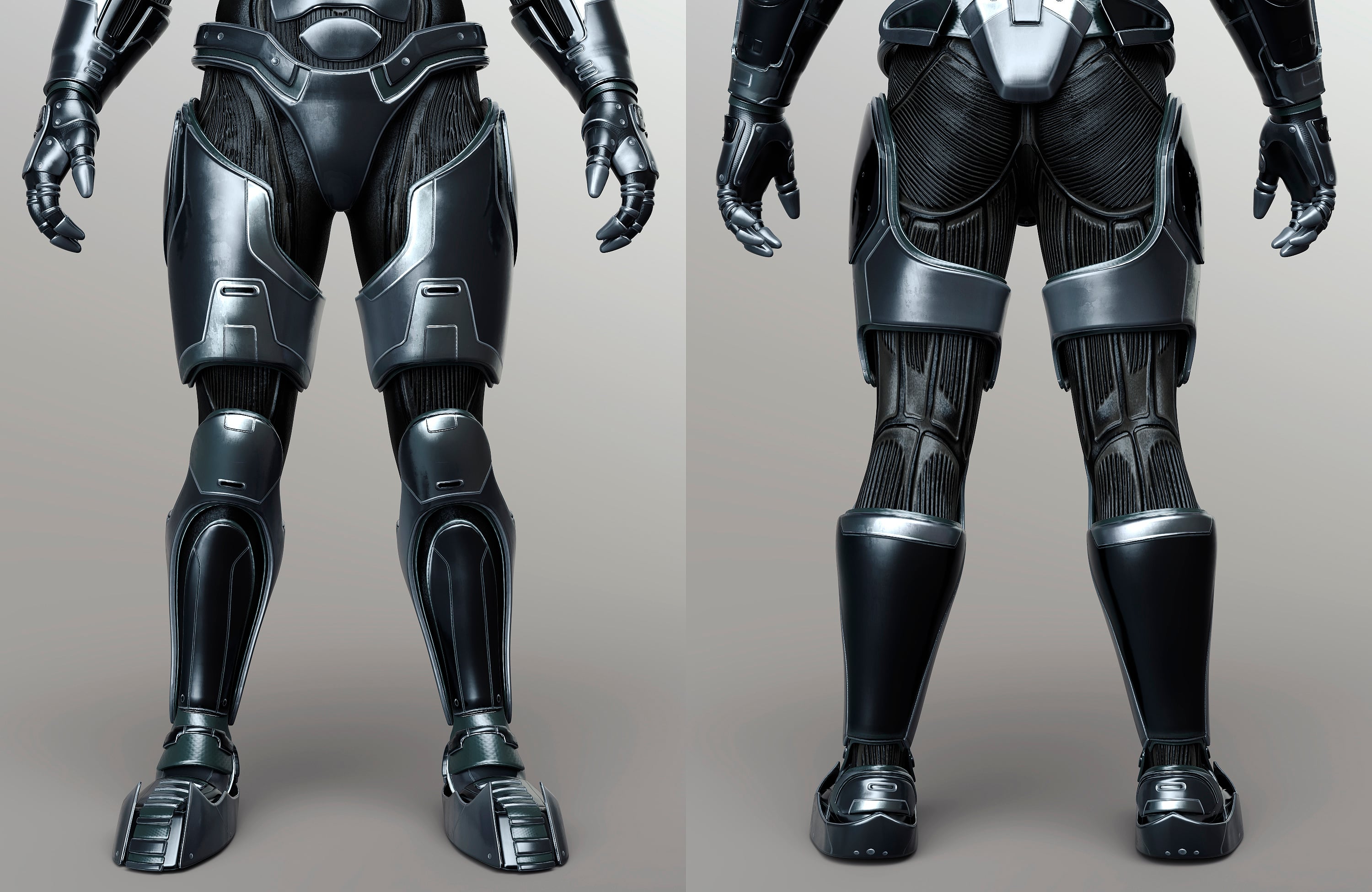 High Tech Cyborg Style Outfit for Genesis 9 | Daz 3D