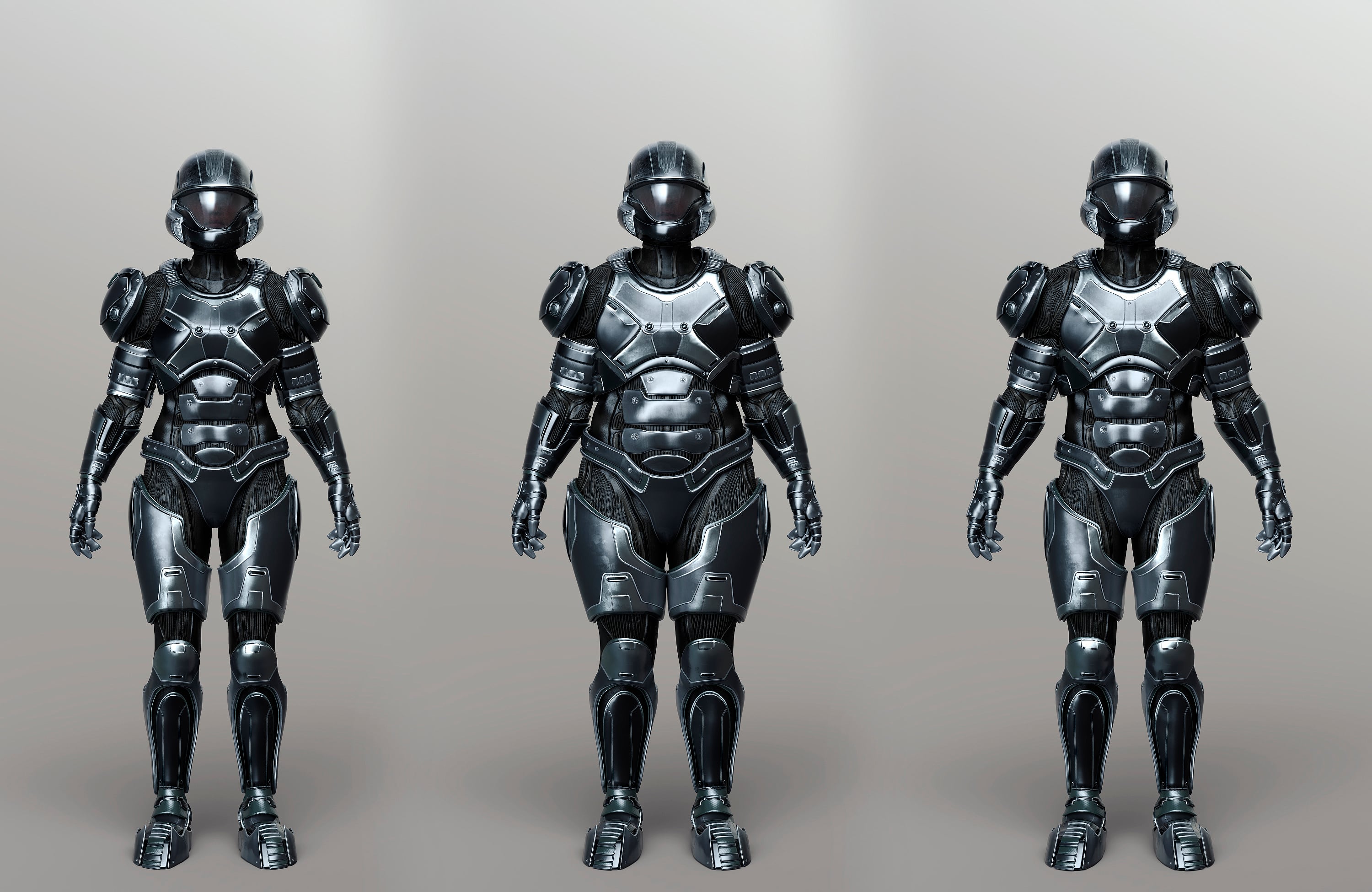 High Tech Cyborg Style Outfit for Genesis 9 | Daz 3D