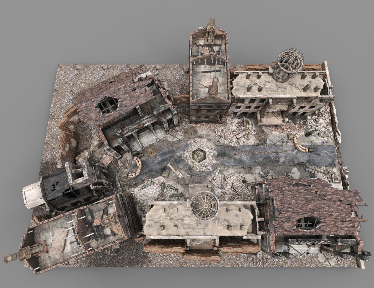 XI War Damaged Street | Daz 3D