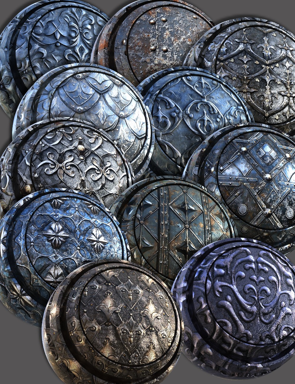 L3D Heavy Metal Iray Shader MR | Daz 3D