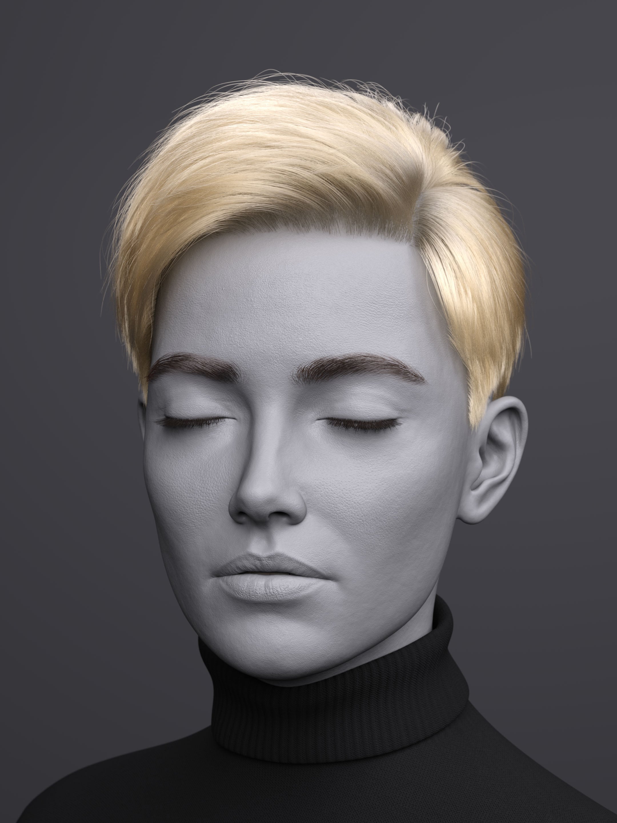 dForce FV Classy Pixie Hair for Genesis 9 | Daz 3D