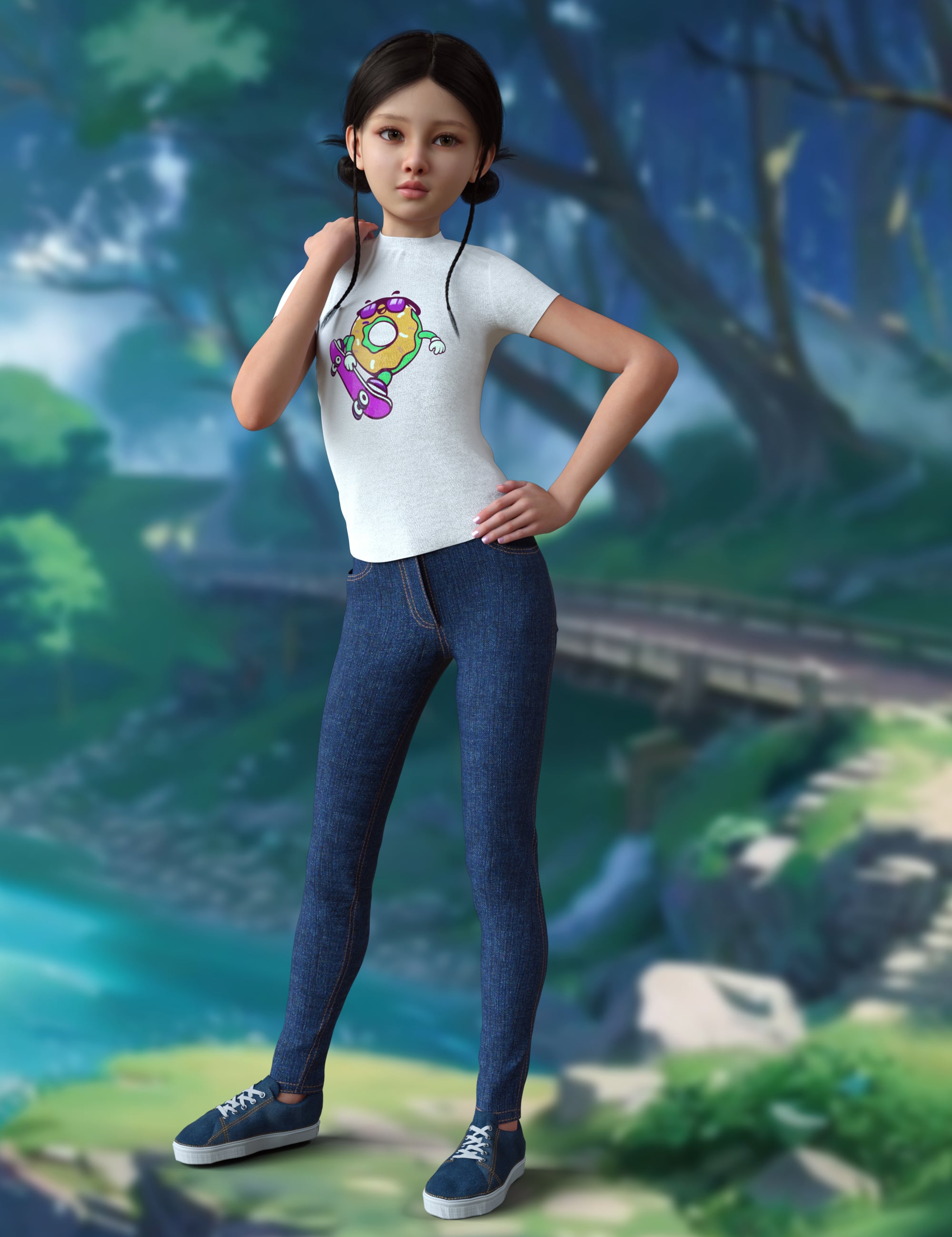 Vo Ava, And Young, Female HD for Genesis 9 Bundle | Daz 3D