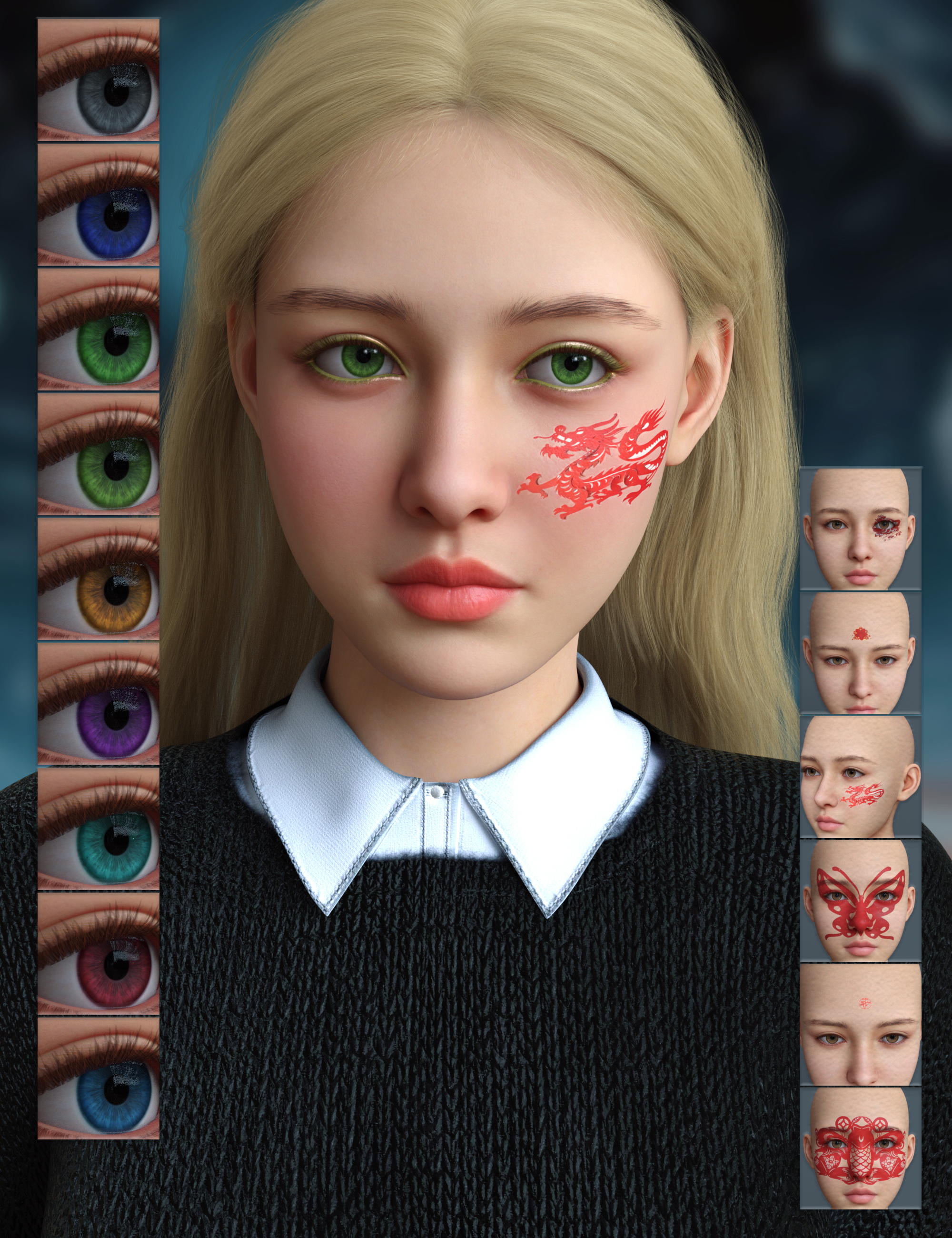 Vo Ava, And Young, and Vo Air,and Young HD for Genesis 9 Character ...
