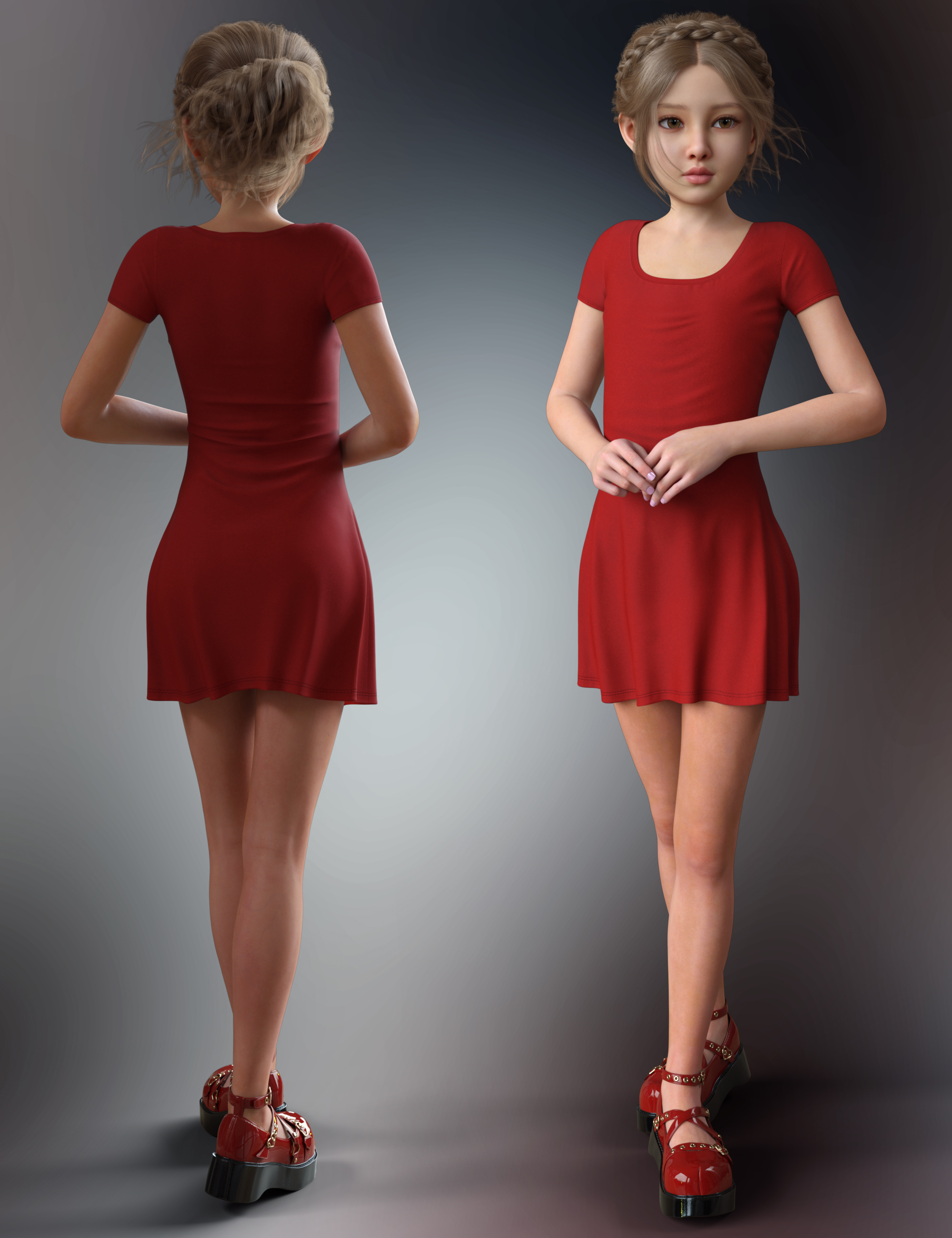 Vo Ava, And Young, and Vo Air,and Young HD for Genesis 9 Character ...