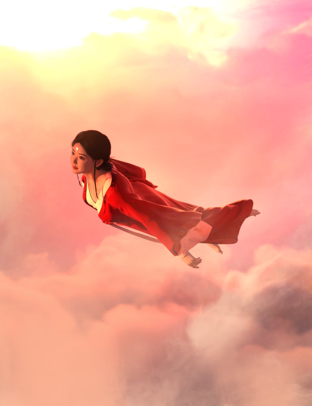 dForce Lala HanFu for Genesis 9 | Daz 3D