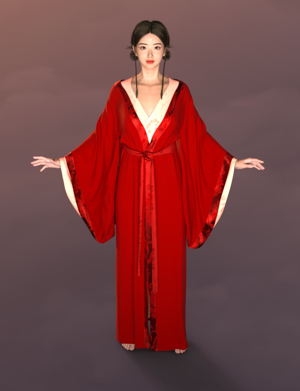 dForce Lala HanFu for Genesis 9 | Daz 3D