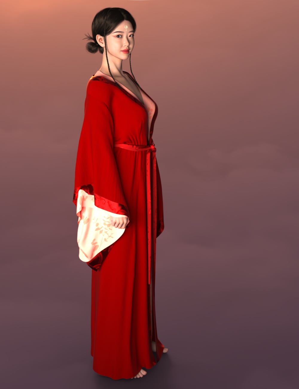 dForce Lala HanFu for Genesis 9 | Daz 3D