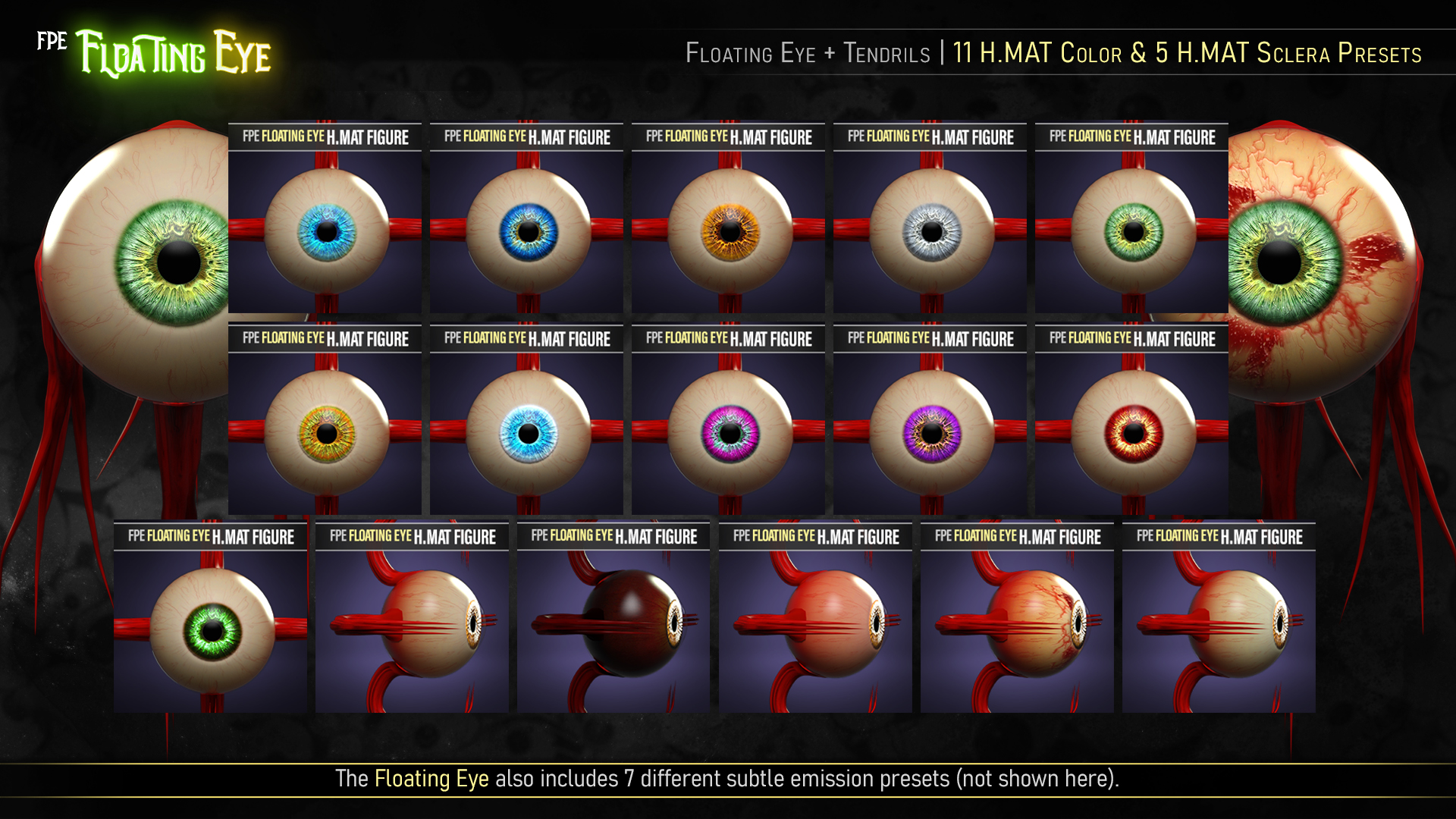 FPE Floating Eye for Genesis 9 and 8.1 | Daz 3D